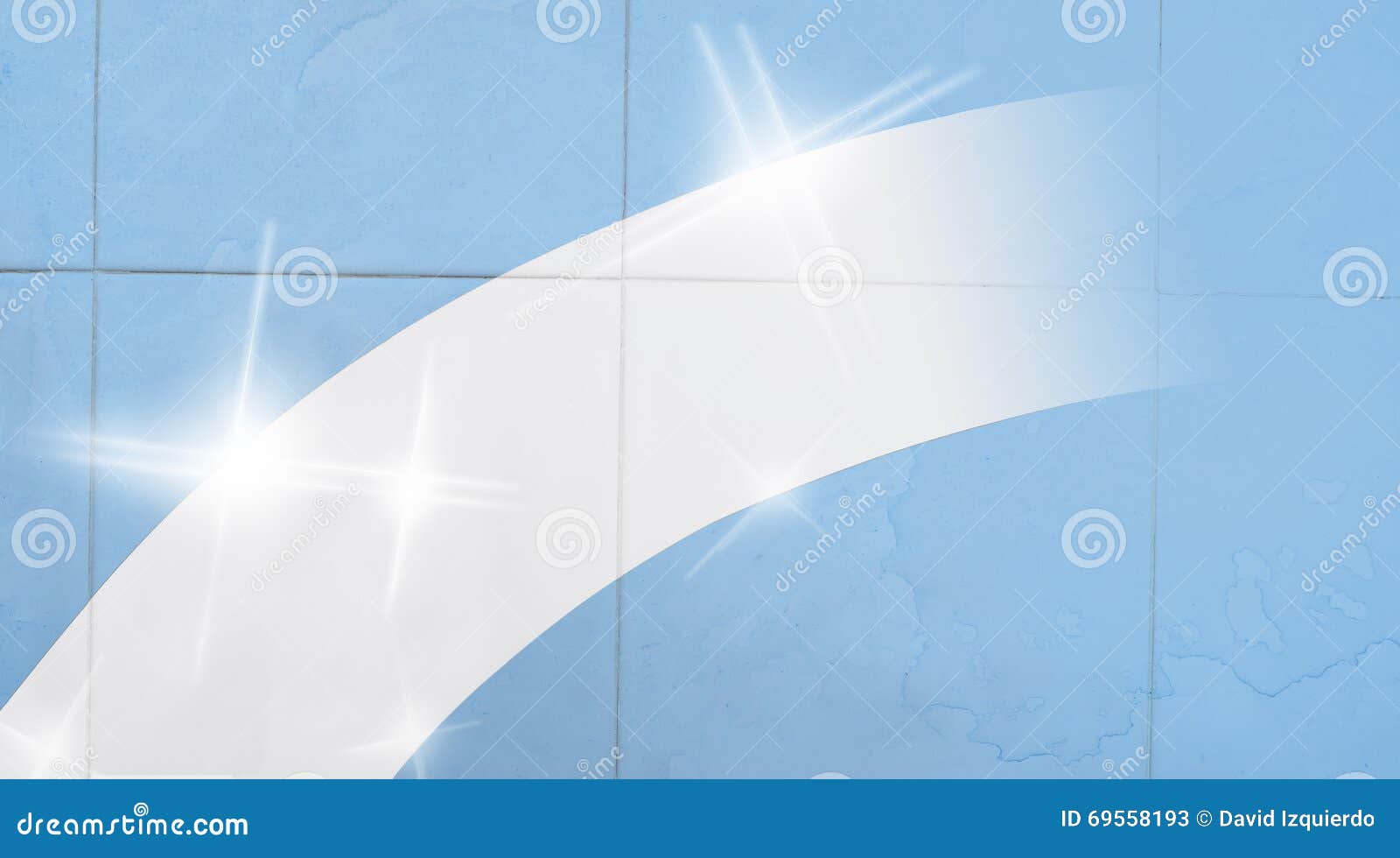 Cleaning Concept Path on a Dirty Blue Wall Tiles Stock Image - Image of ...