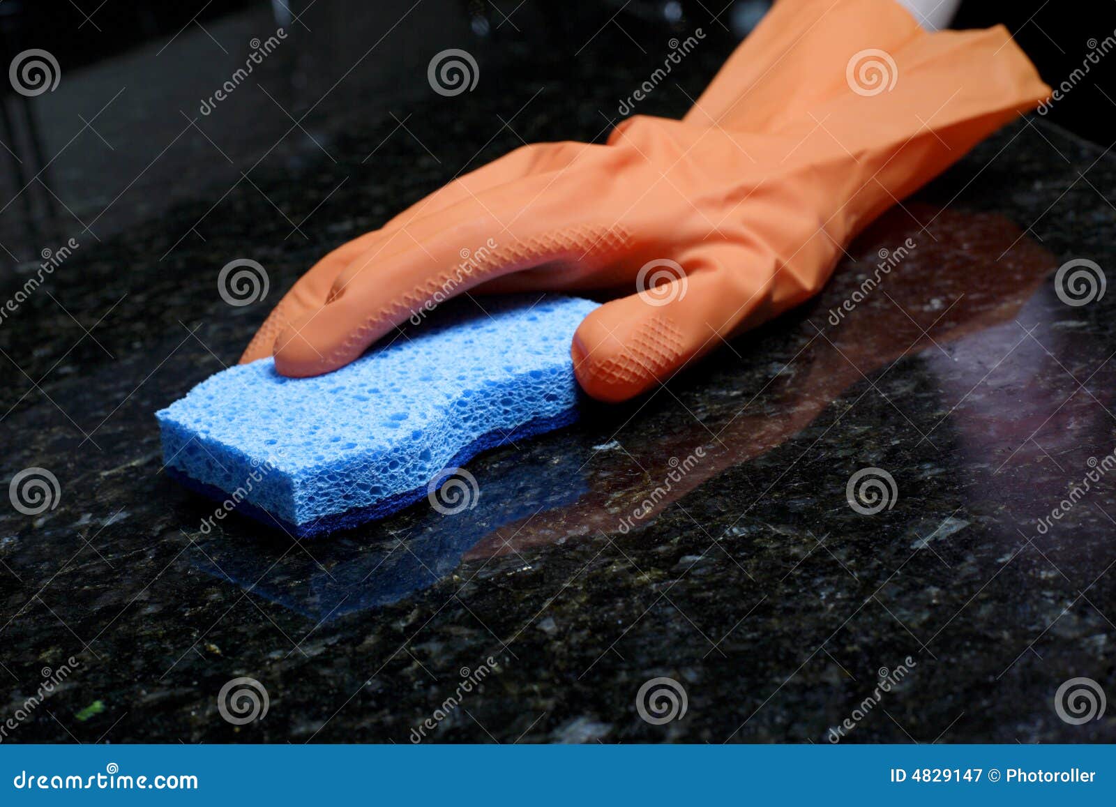 Cleaning Counter stock image. Image of female, equipment - 4829147