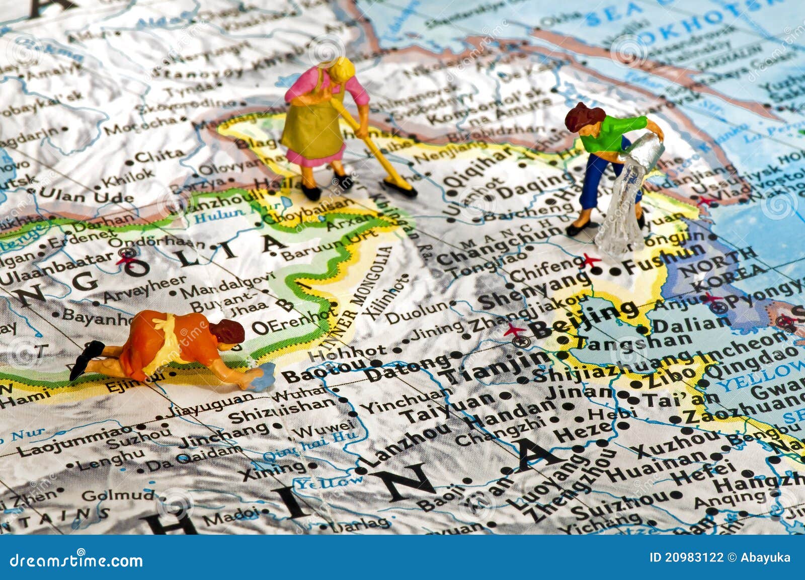 Cleaning the country stock photo. Image of coast, accurate - 20983122