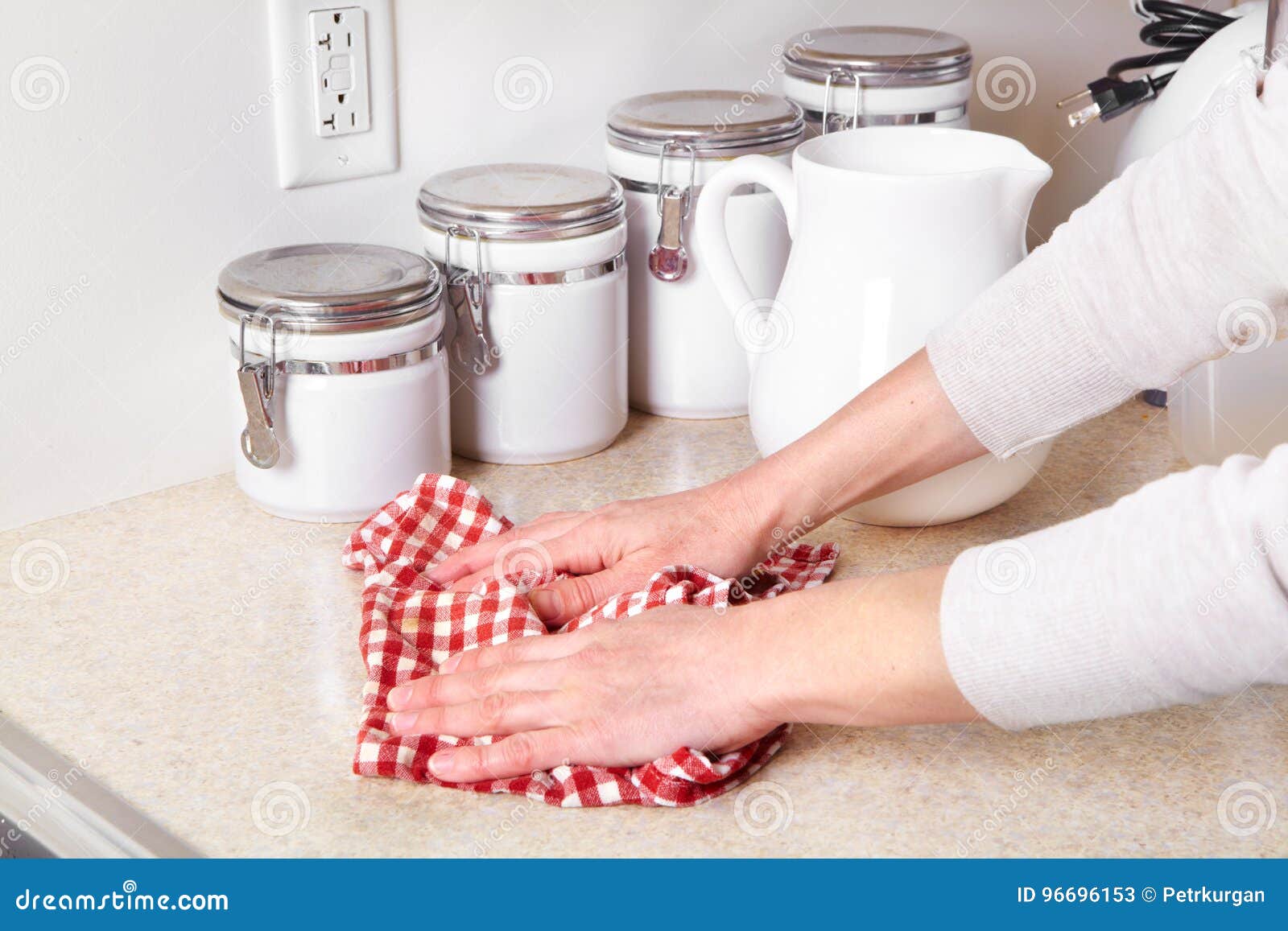 Cleaning dinner table stock image. Image of arranging - 96696153