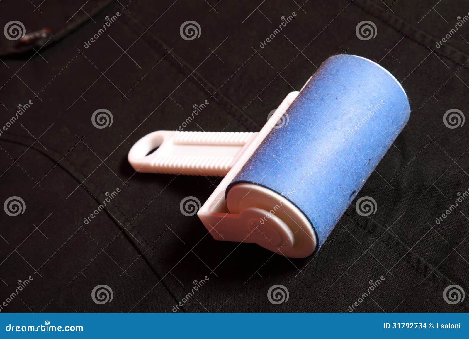 Cleaning Dust with Lint Roller Stock Photo - Image of clothes, roll ...