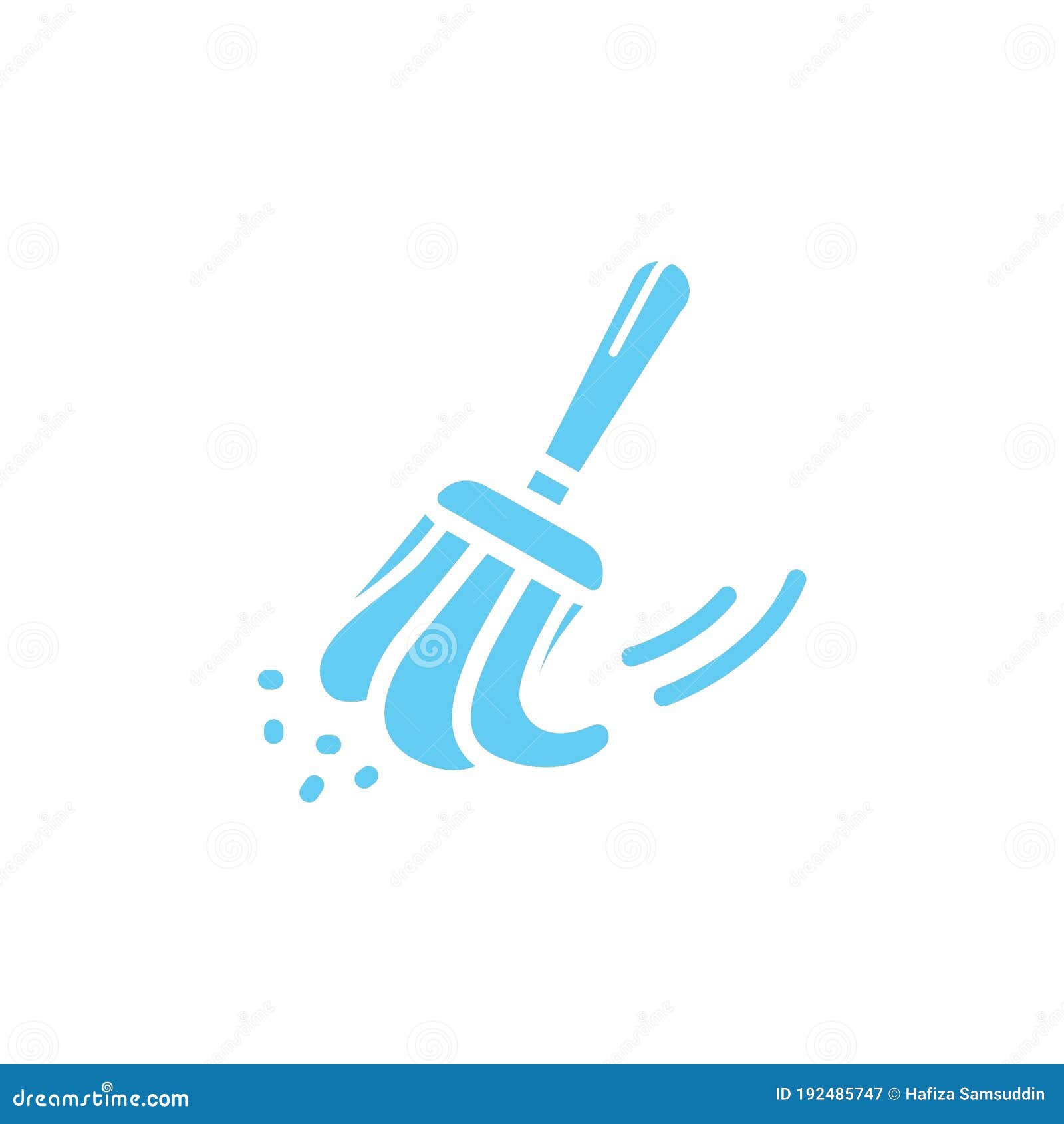 Cleaning Duster. Vector Illustration Decorative Design Stock Vector - Illustration of cleans ...