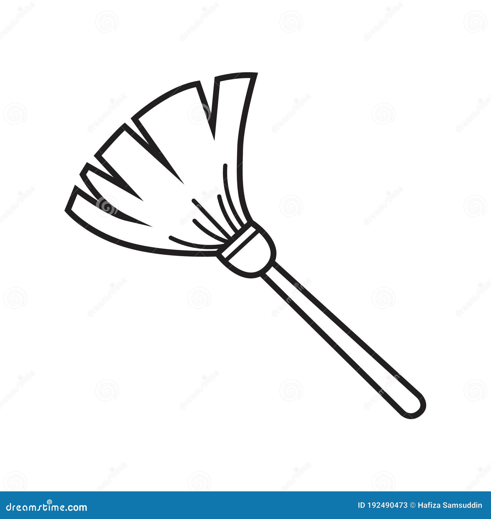Cleaning Duster. Vector Illustration Decorative Design Stock Vector ...