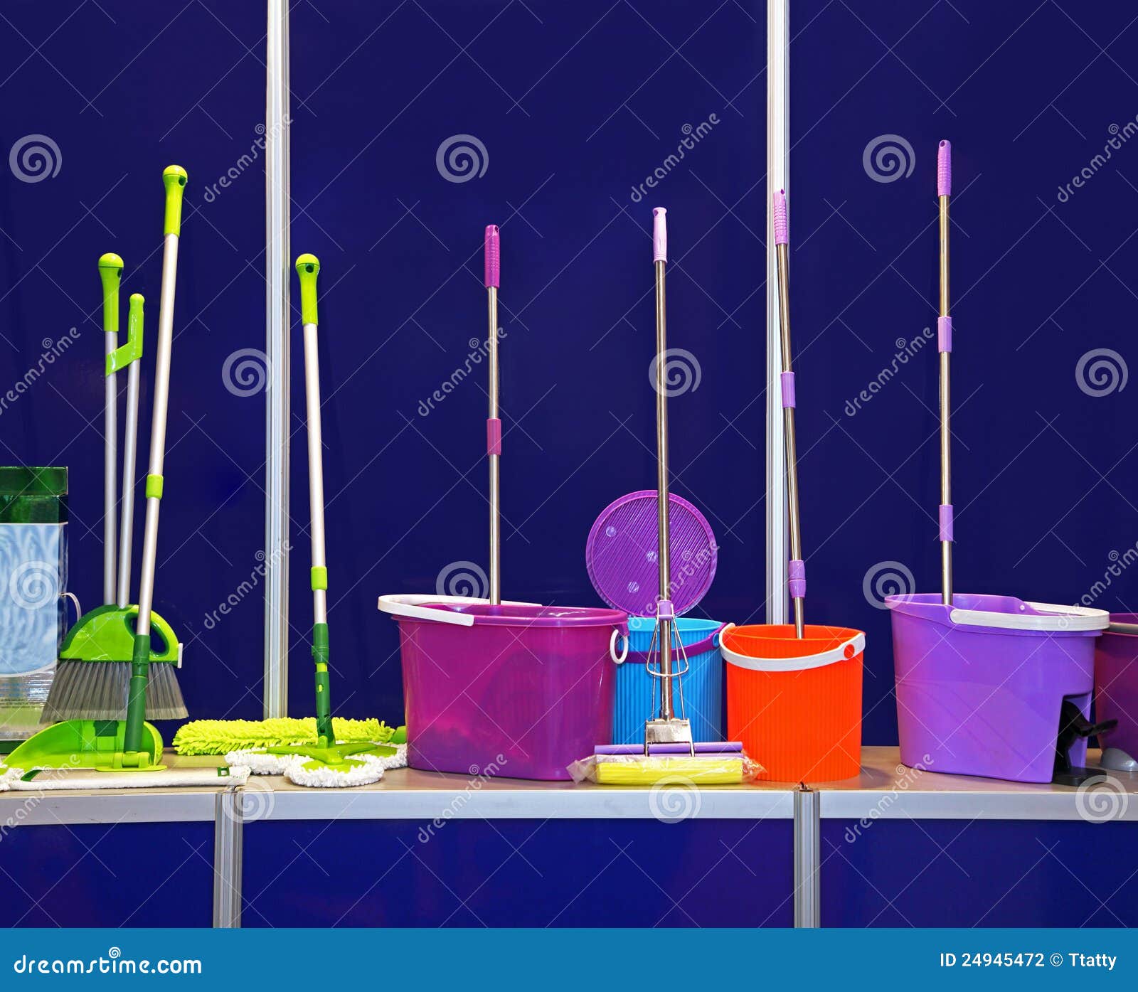 Cleaning equipment stock photo. Image of domestic, hygiene - 24945472