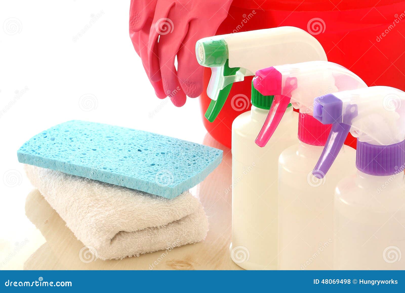 Cleaning equipment stock photo. Image of chores, green - 48069498