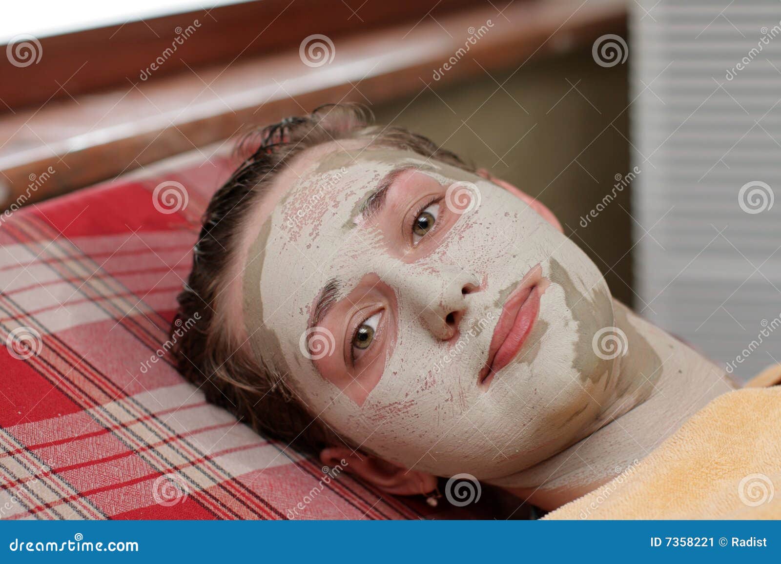 Cleaning face stock image. Image of improvement, mask - 7358221