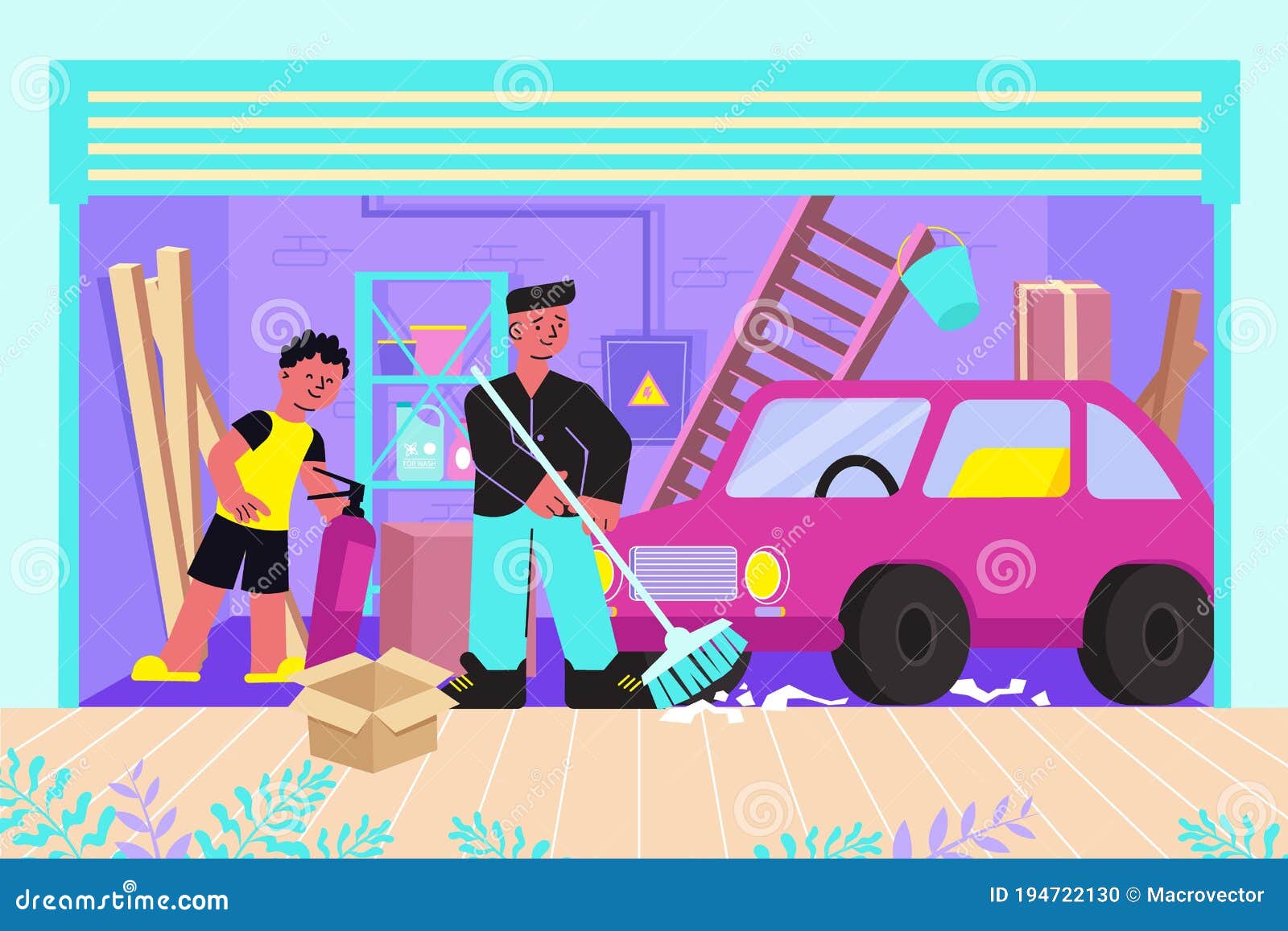 Clean Garage Clipart