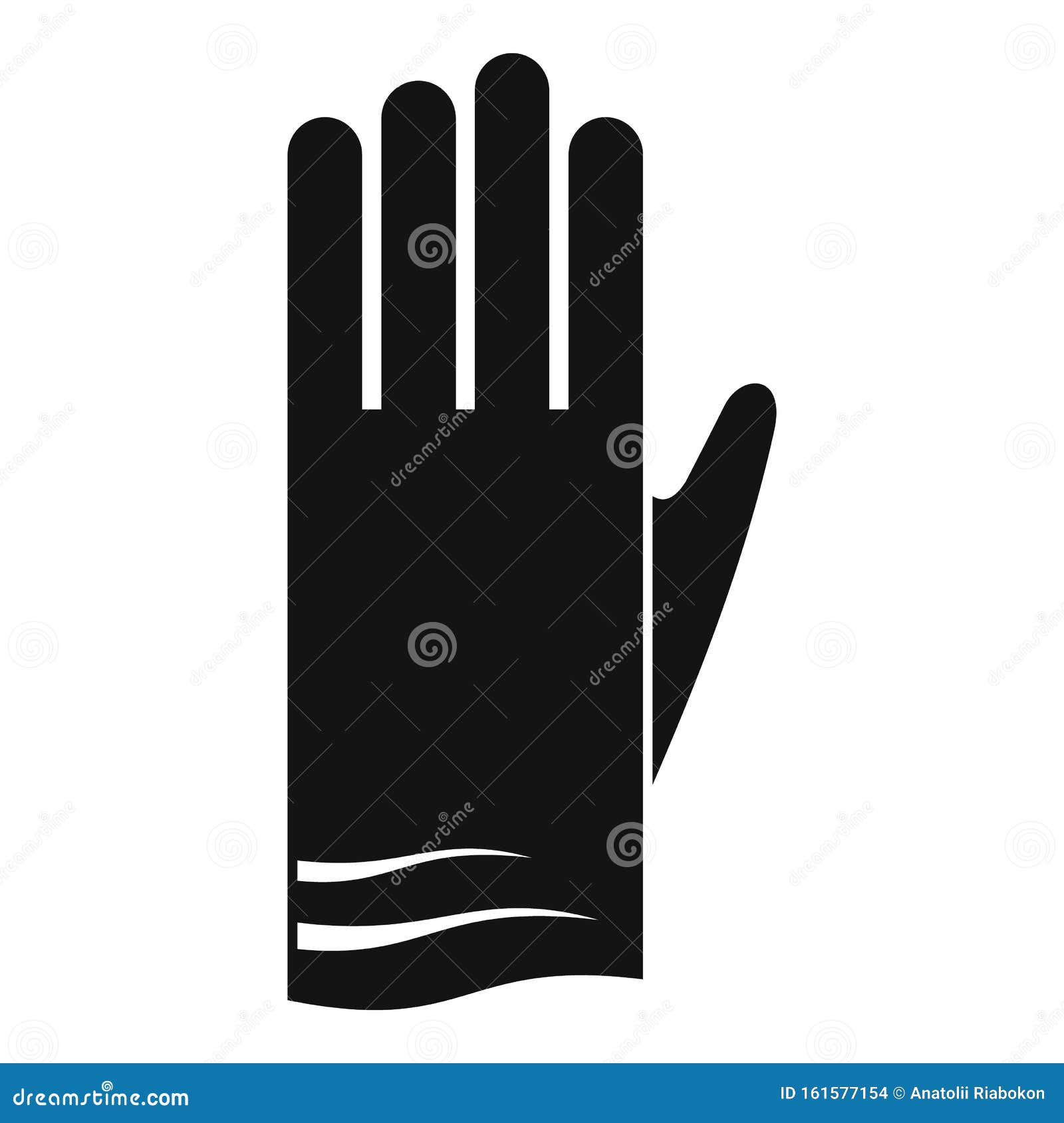 Cleaning Glove Icon, Simple Style Stock Vector - Illustration of ...