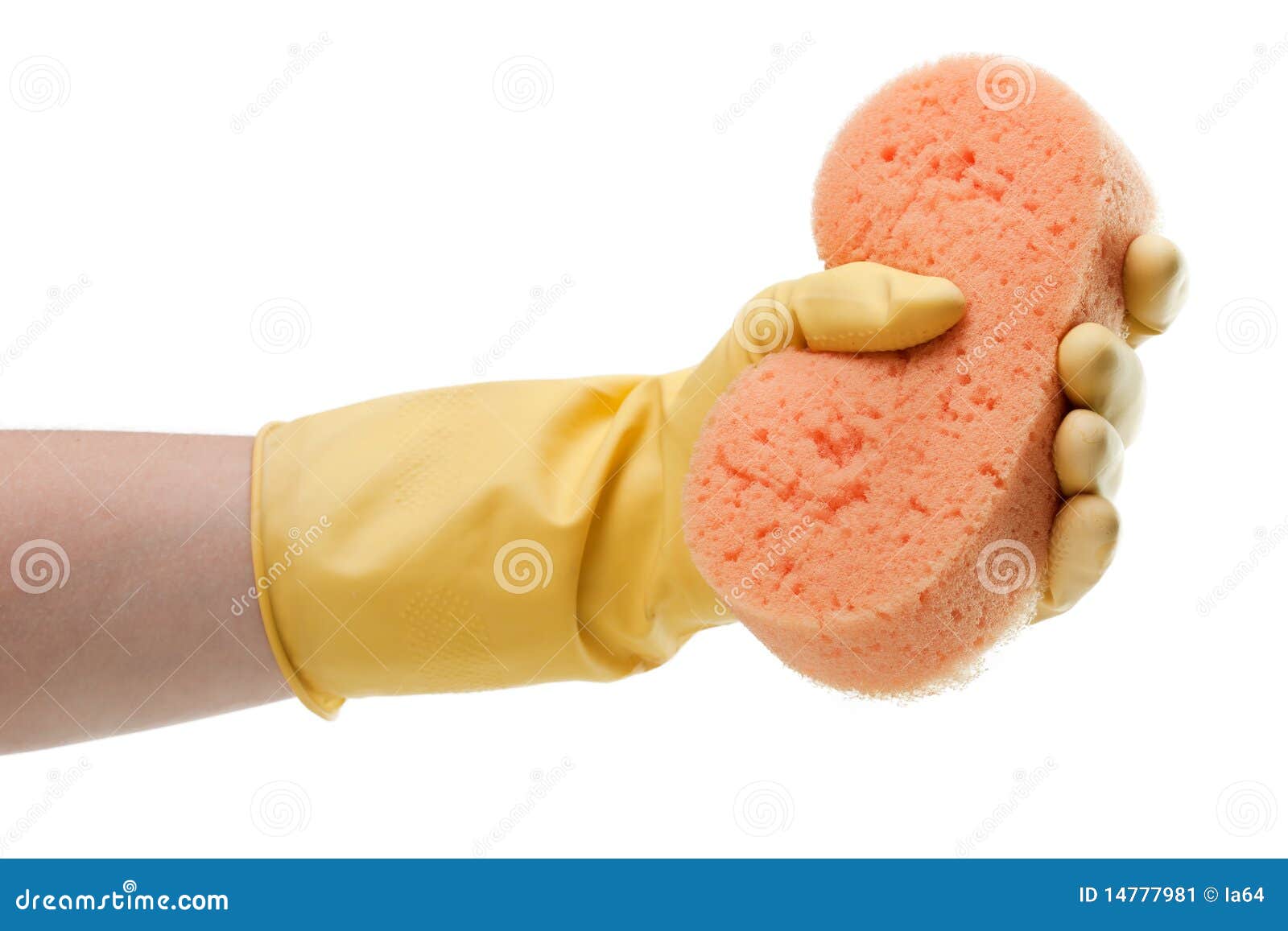 Cleaning glove and sponge stock image. Image of plastic - 14777981