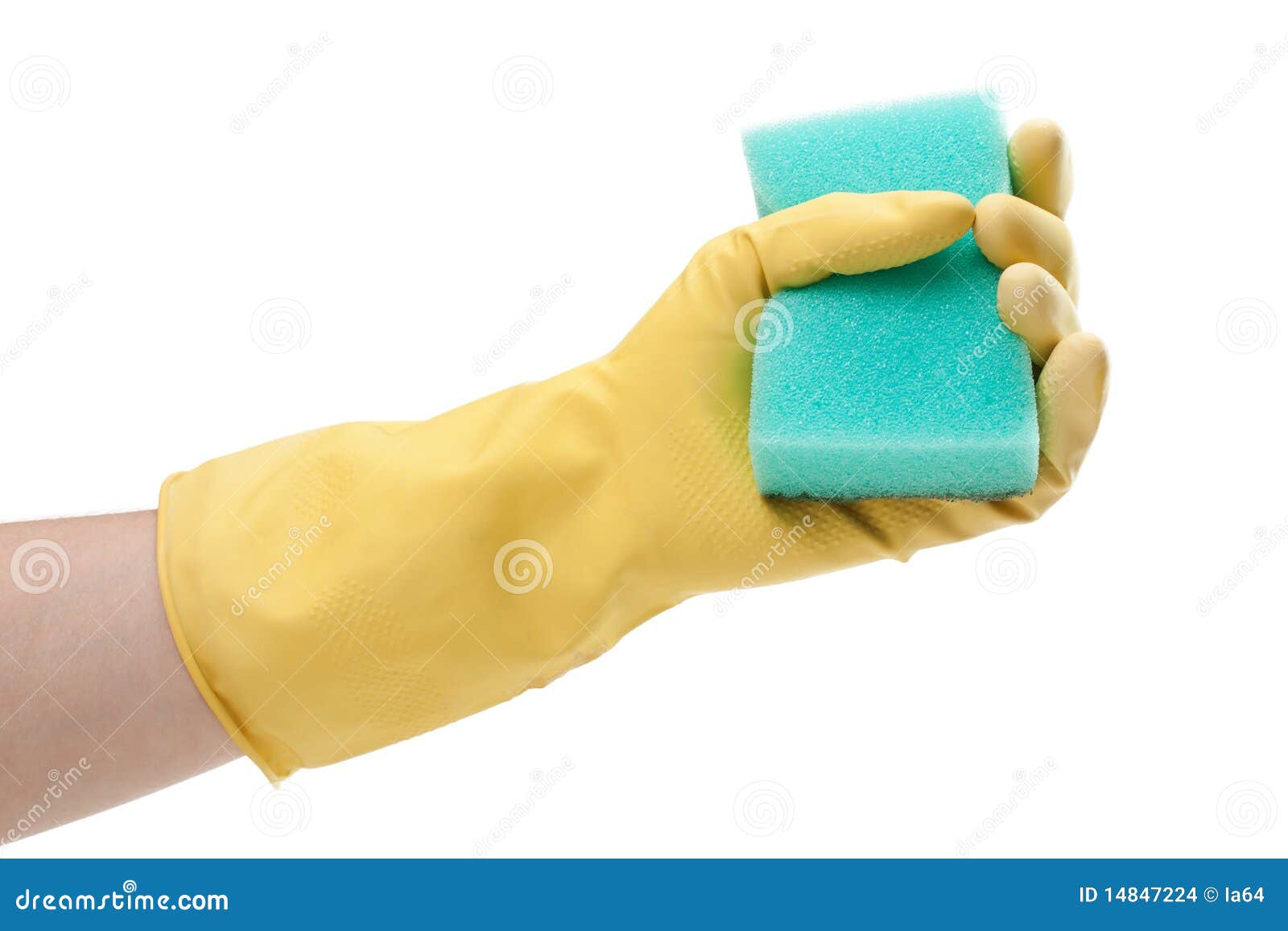Cleaning glove and sponge stock photo. Image of housework - 14847224