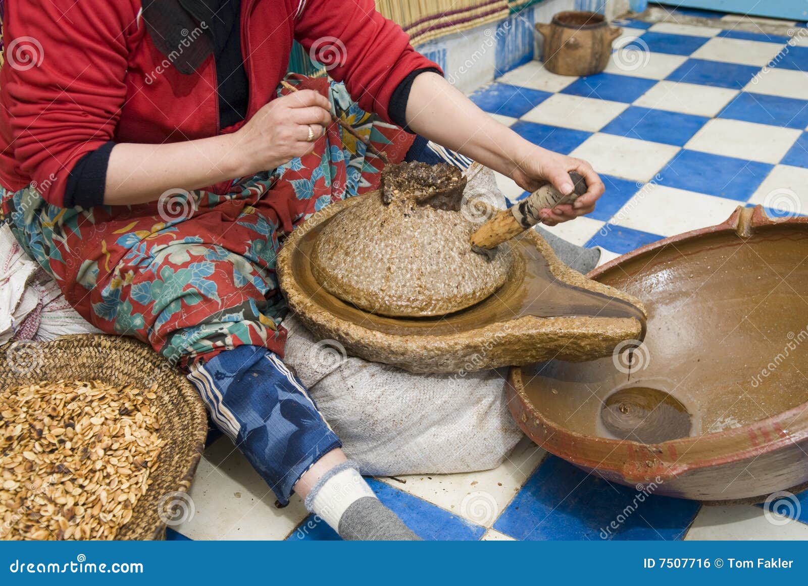 Cleaning the grinder stock photo. Image of argan, nuts - 7507716