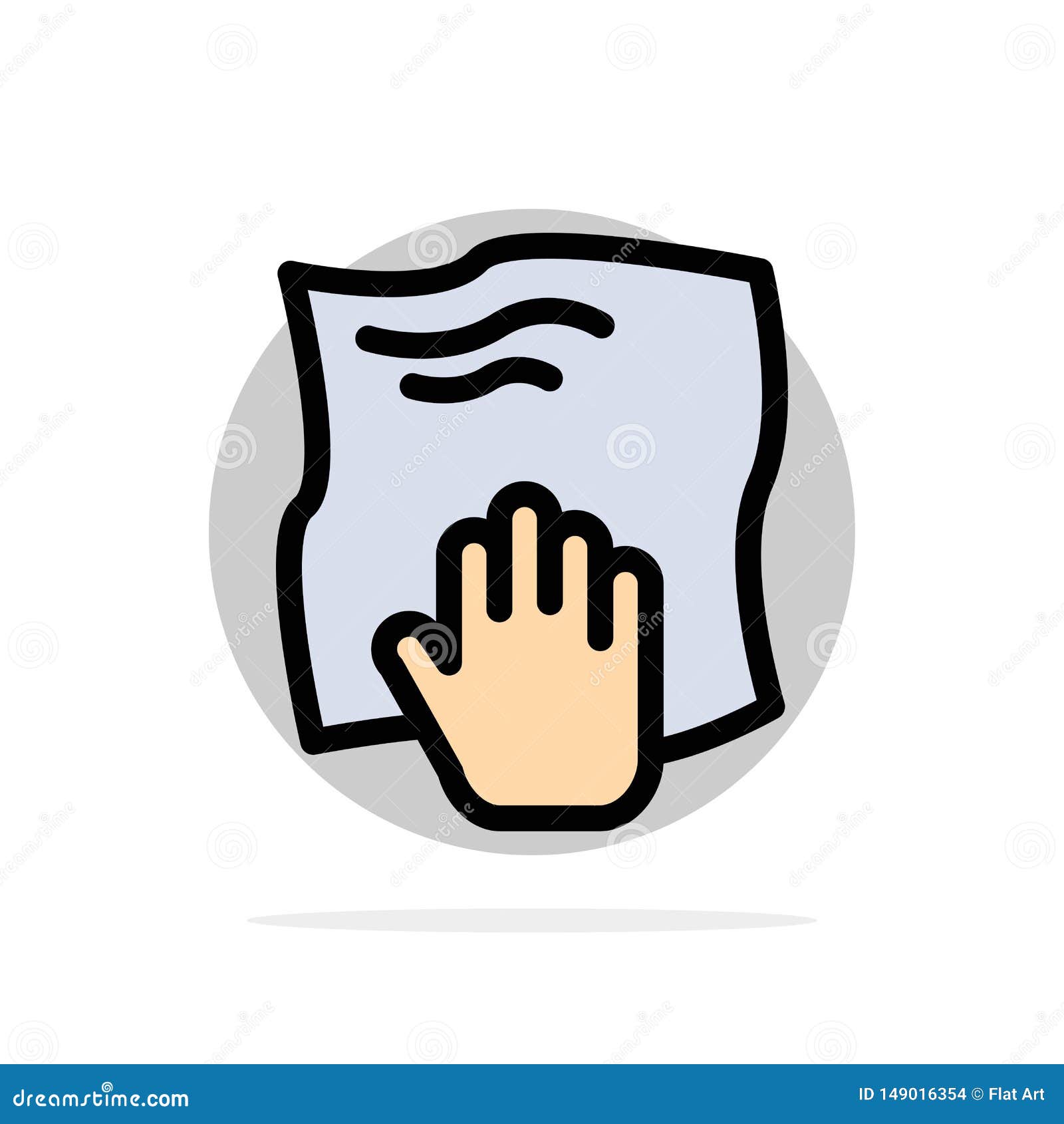 Hand Scrub Icon Set Isolated On White Background Vector Illustration ...