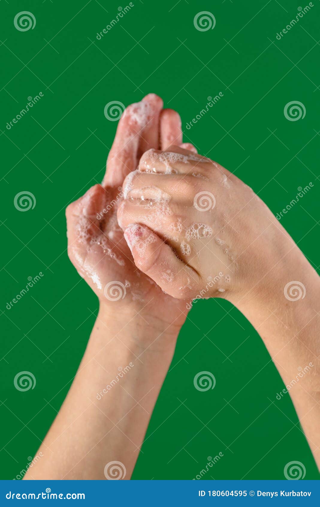 Cleaning hands with soap stock image. Image of germs - 180604595