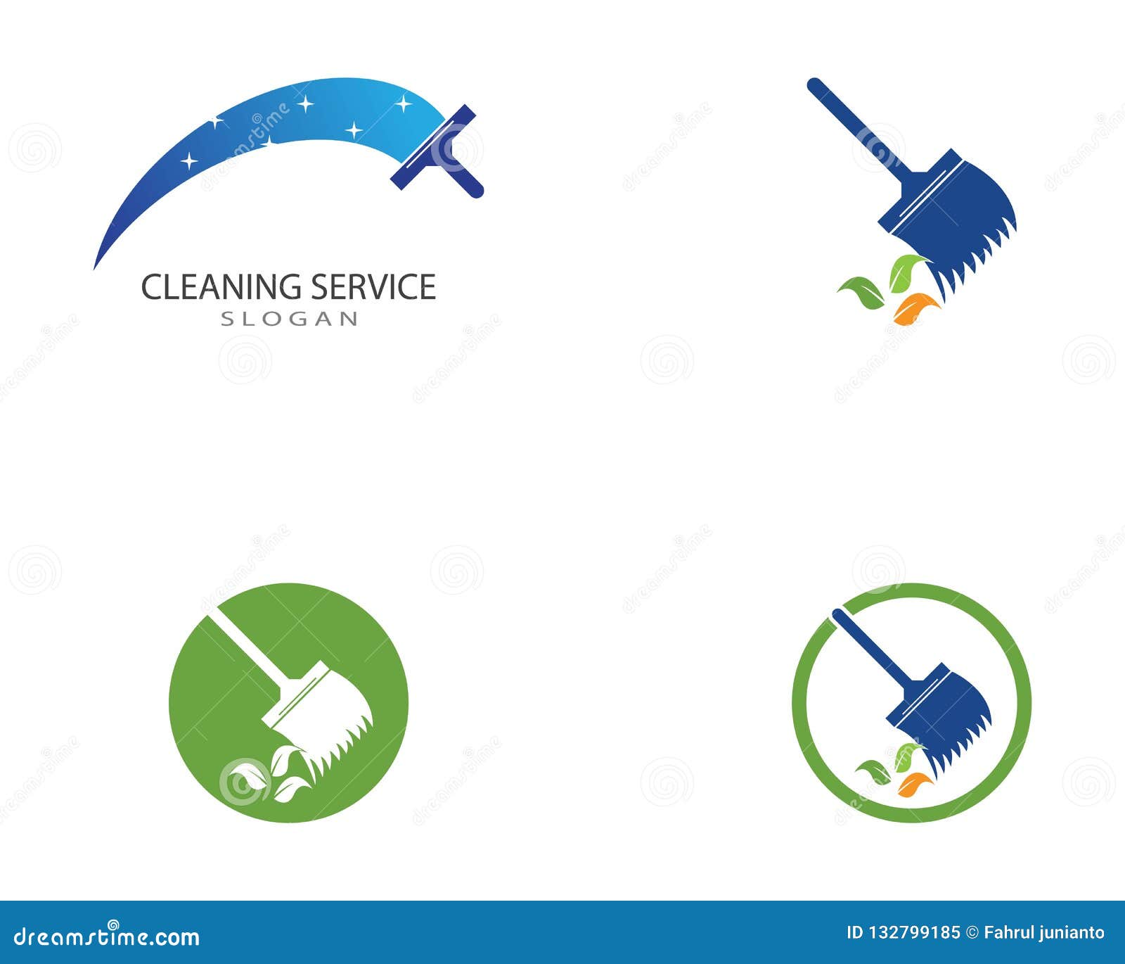 Cleaning Icon Logo Template Stock Vector - Illustration of white ...