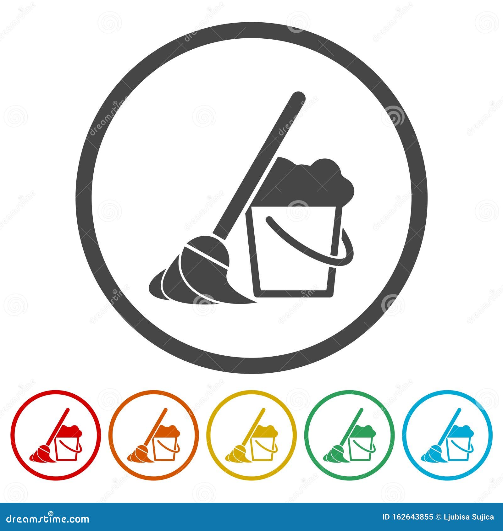Cleaning Icon Set - Illustration Stock Vector - Illustration of issues ...