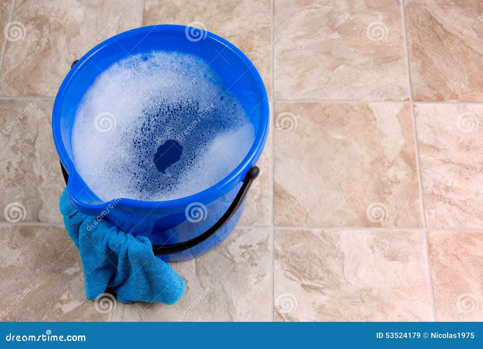 Bucket Of Cleaning Supplies Stock Image | CartoonDealer.com #5980609