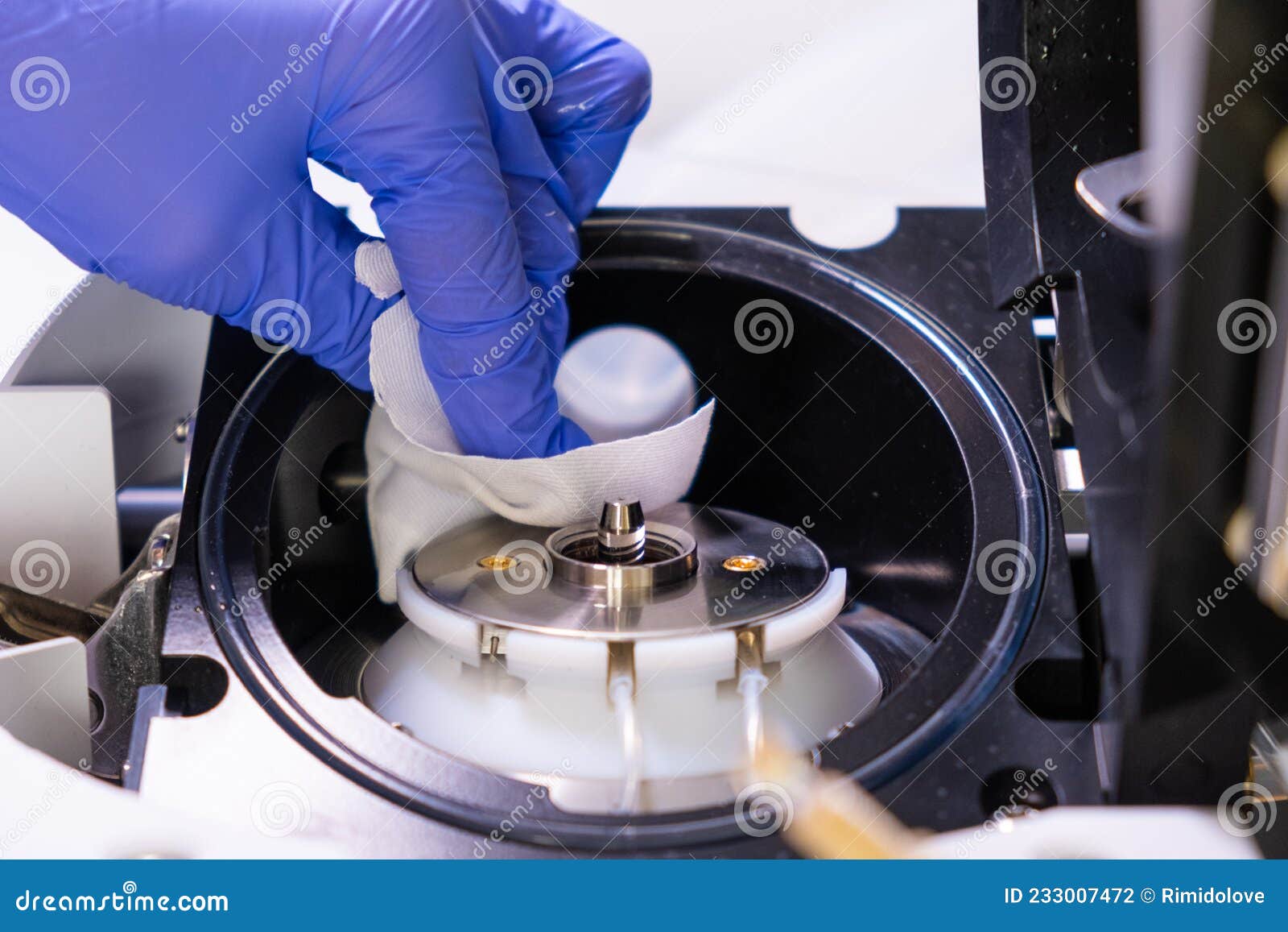 Cleaning of Ion Source of Mass Spectrometer by Laboratory Worker in ...