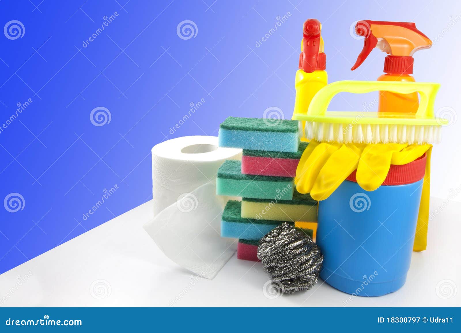 Cleaning kit for cleaner stock image. Image of color - 18300797