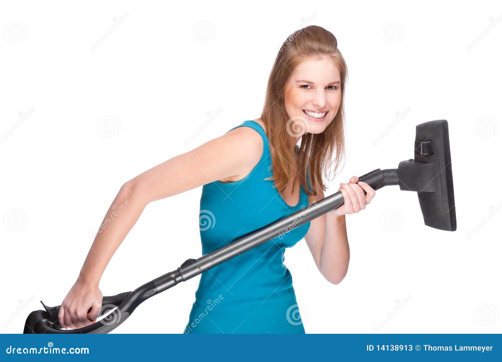Cleaning lady stock image. Image of housewife, object - 14138913