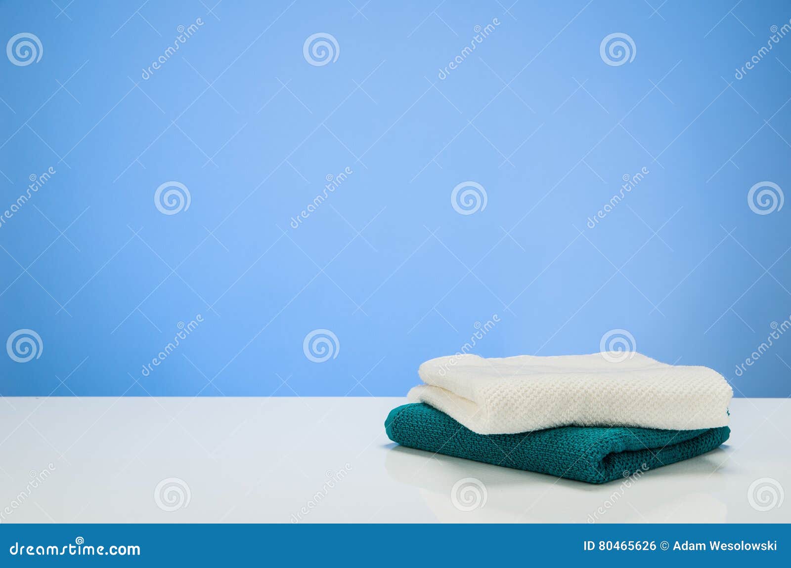 Cleaning or Laundry Product Concept Blue Gradient Background with ...