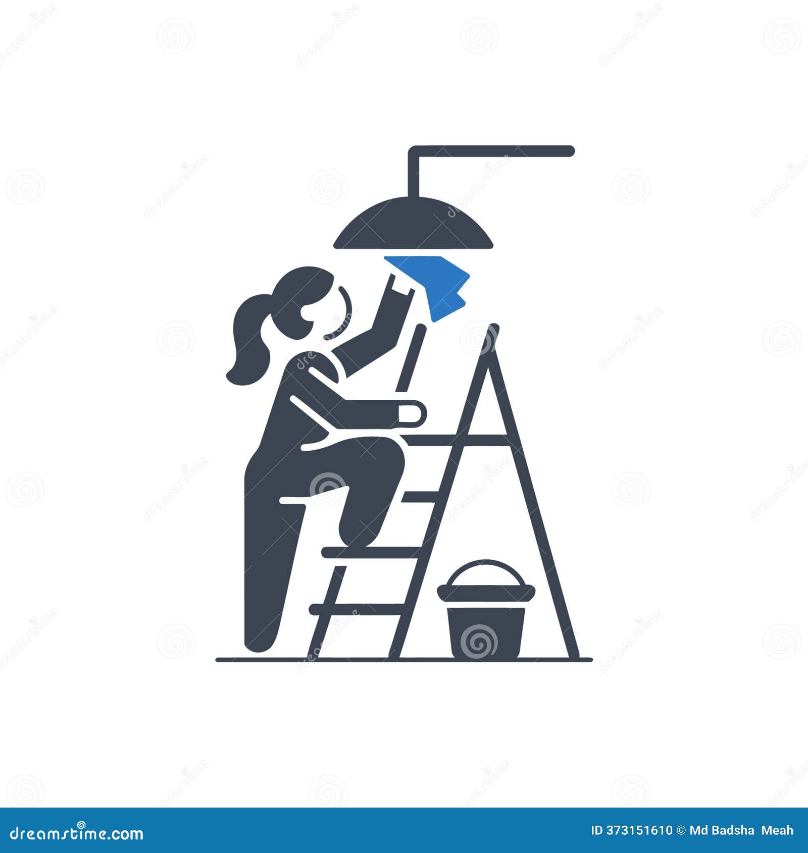 Light Fixture Bathroom Icon Vector Basic Design Simple And Modern ...