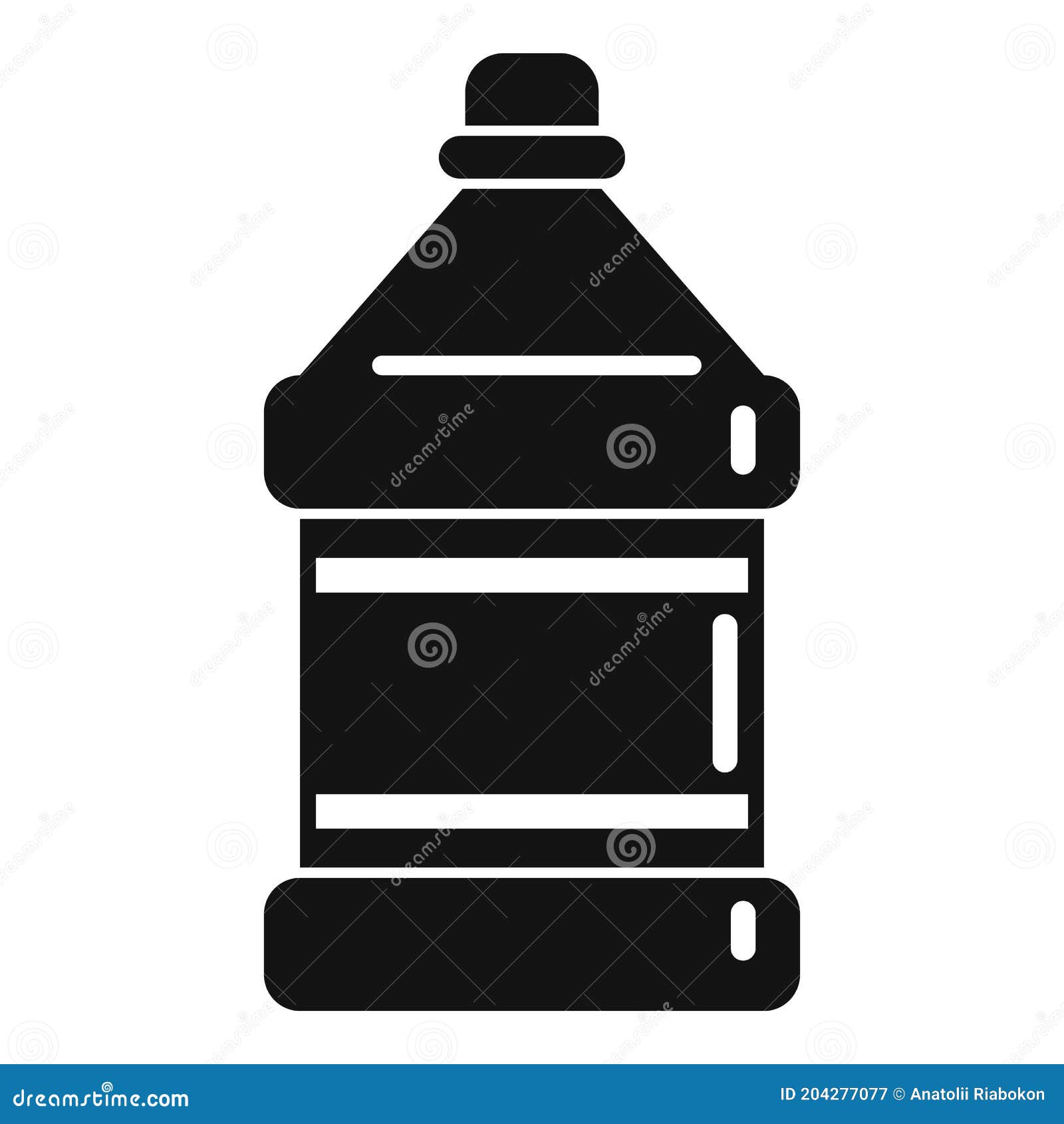 Cleaning Liquid Bottle Icon, Simple Style Stock Vector - Illustration ...