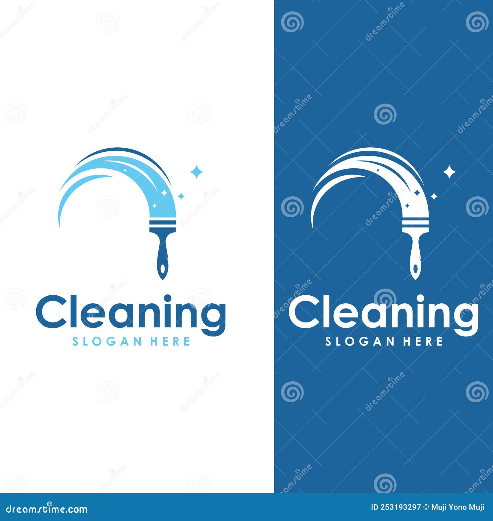 Cleaning Logo, Cleaning Protection Logo and House Cleaning Logo.with a ...