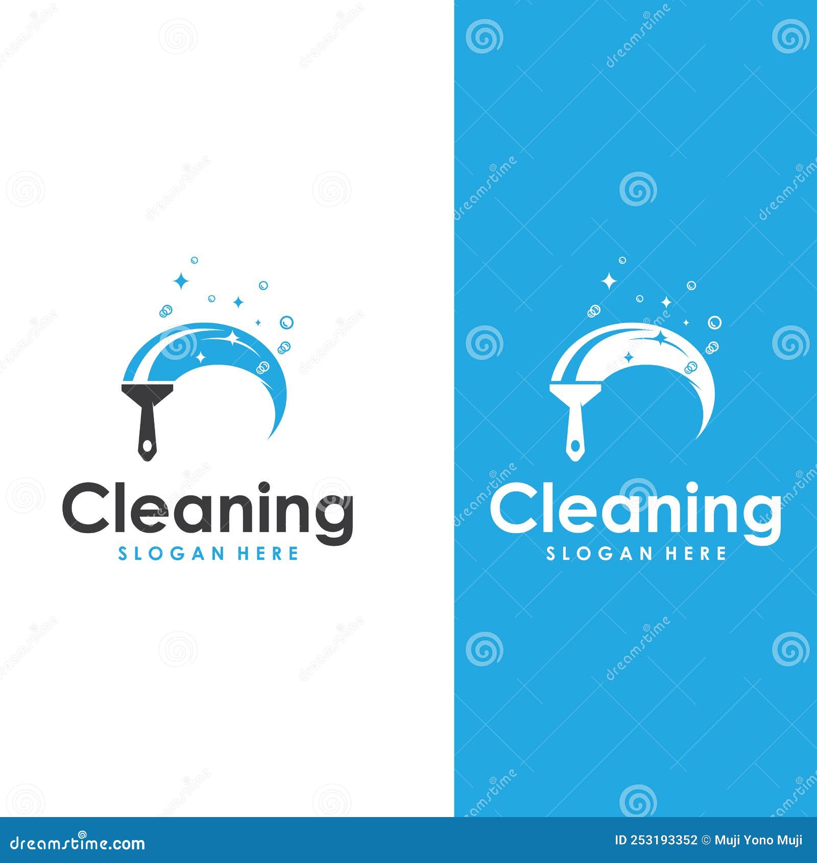 Cleaning Logo, Cleaning Protection Logo and House Cleaning Logo.with a ...