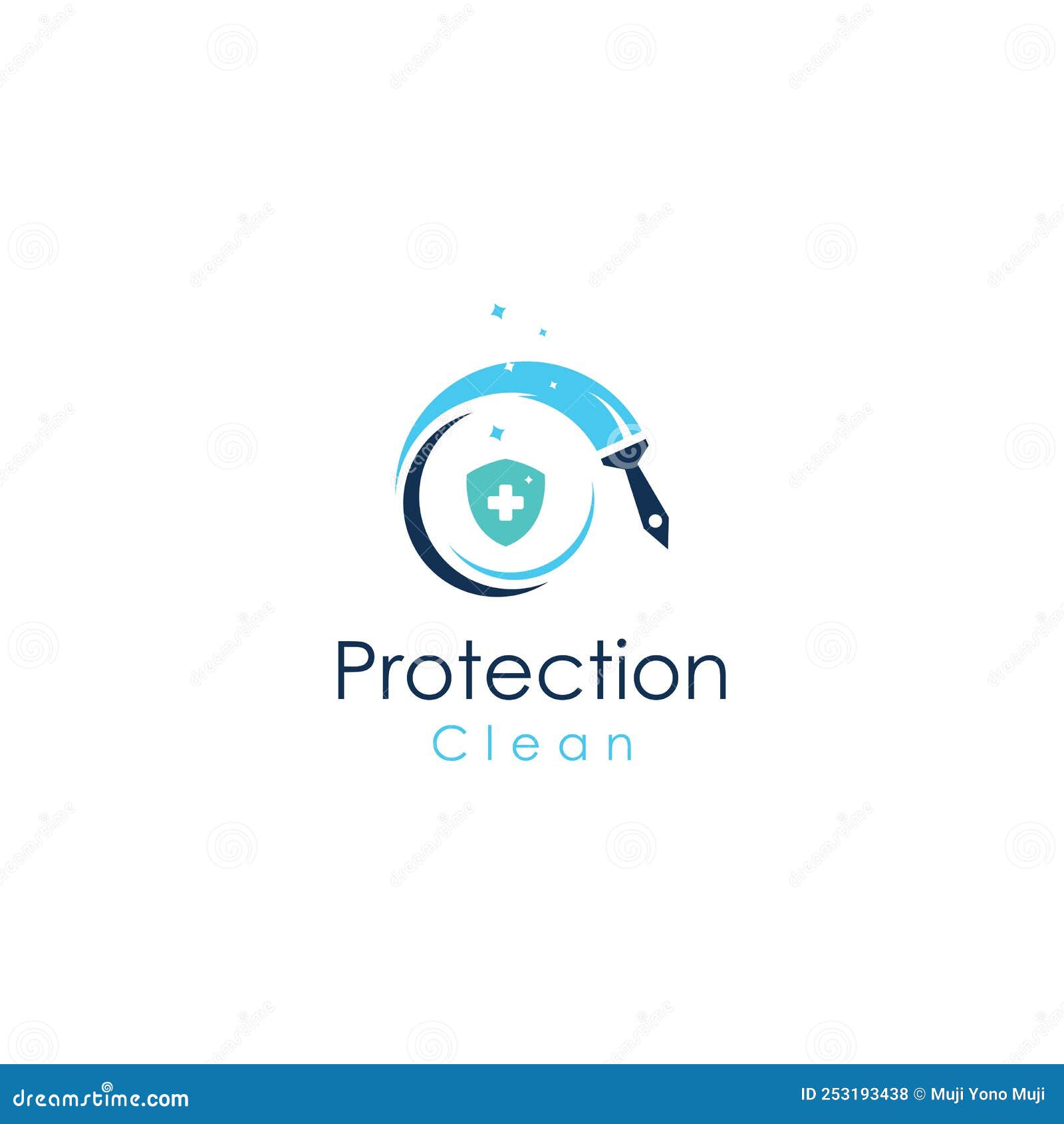 Cleaning Logo, Cleaning Protection Logo and House Cleaning Logo.with a ...
