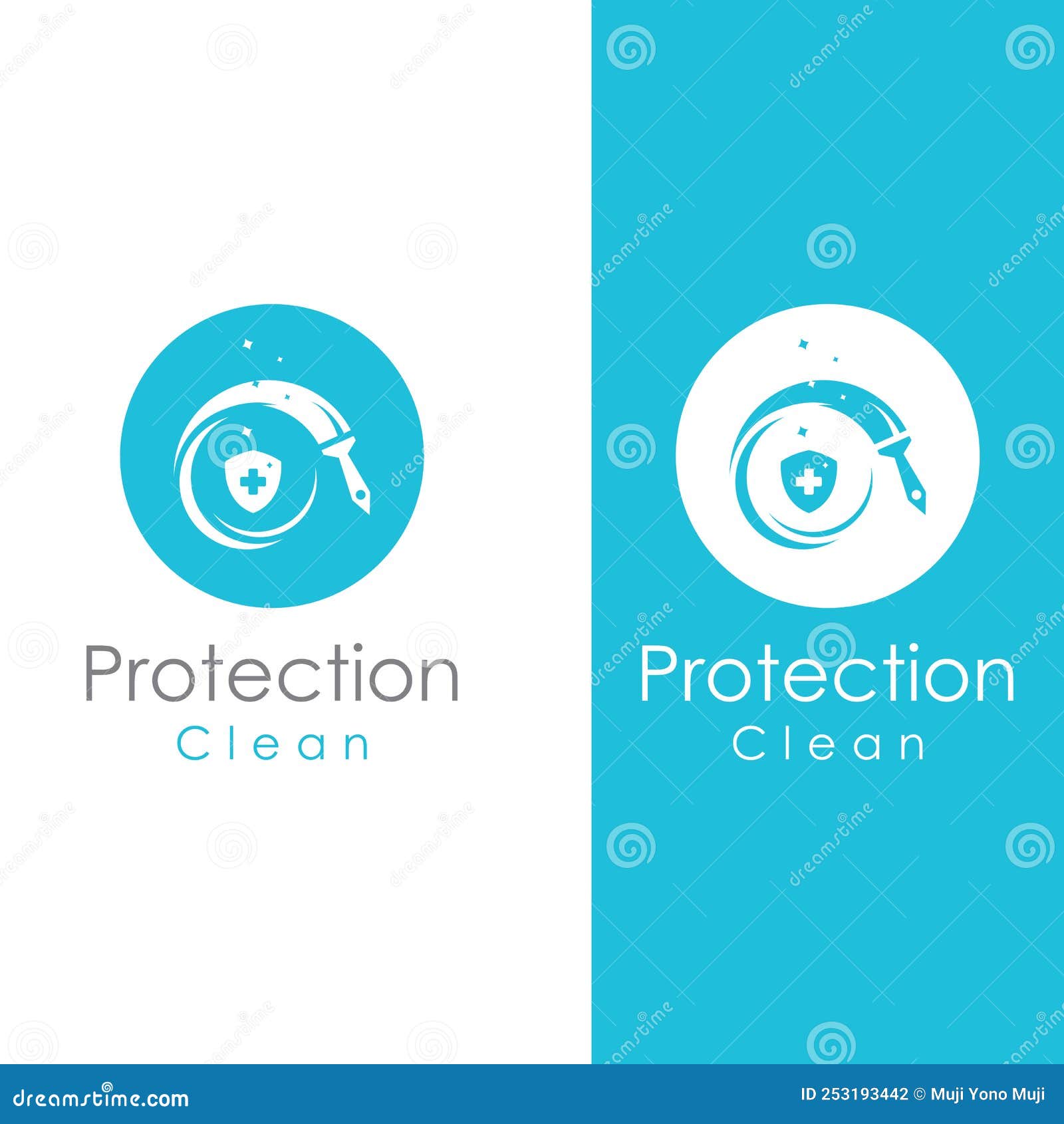 Cleaning Logo, Cleaning Protection Logo and House Cleaning Logo.with a ...