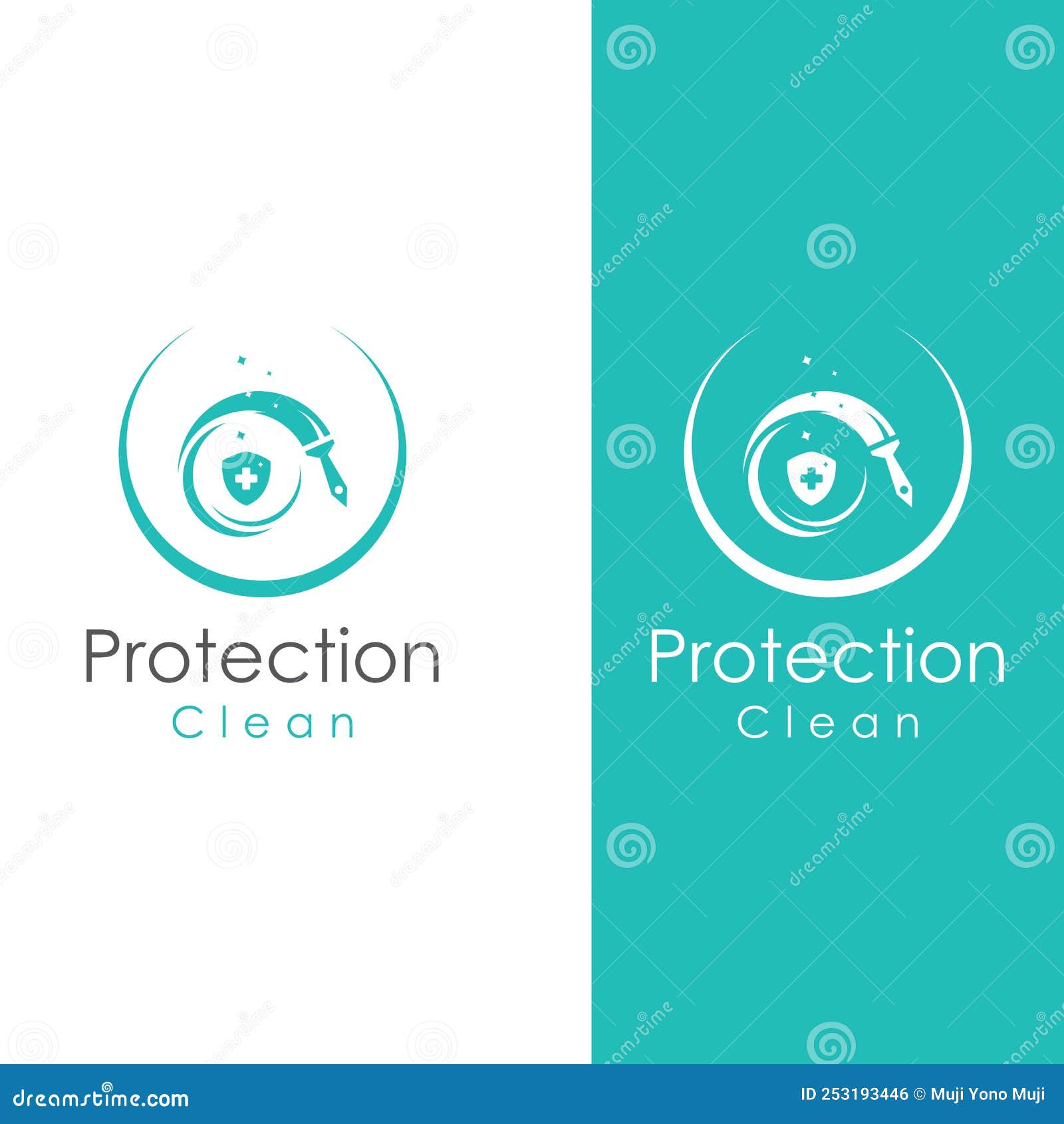 Cleaning Logo, Cleaning Protection Logo and House Cleaning Logo.with a ...