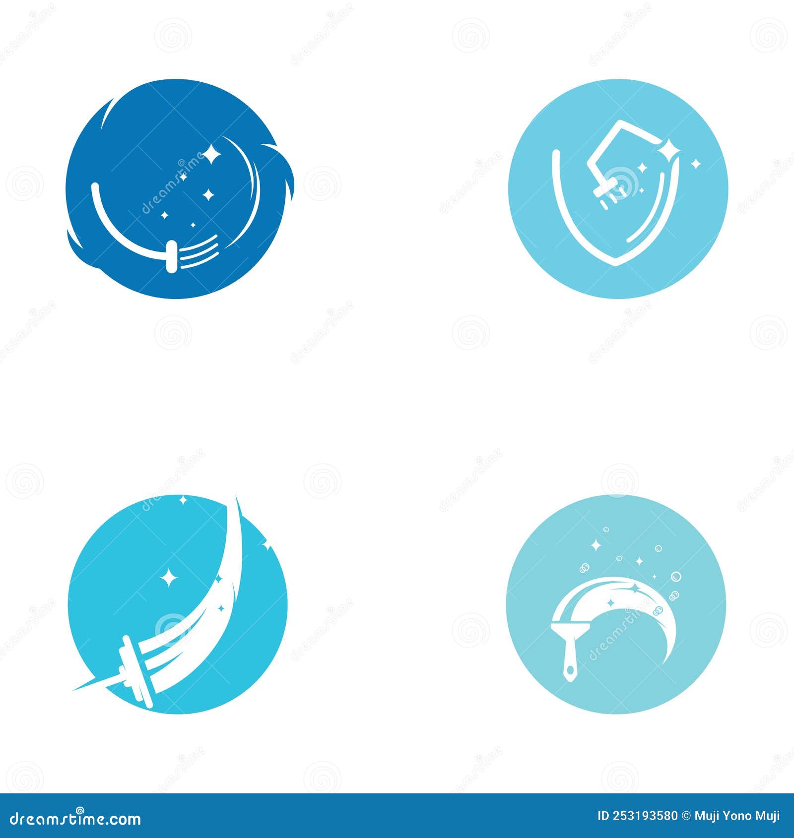 Cleaning Logo, Cleaning Protection Logo and House Cleaning Logo.with a ...
