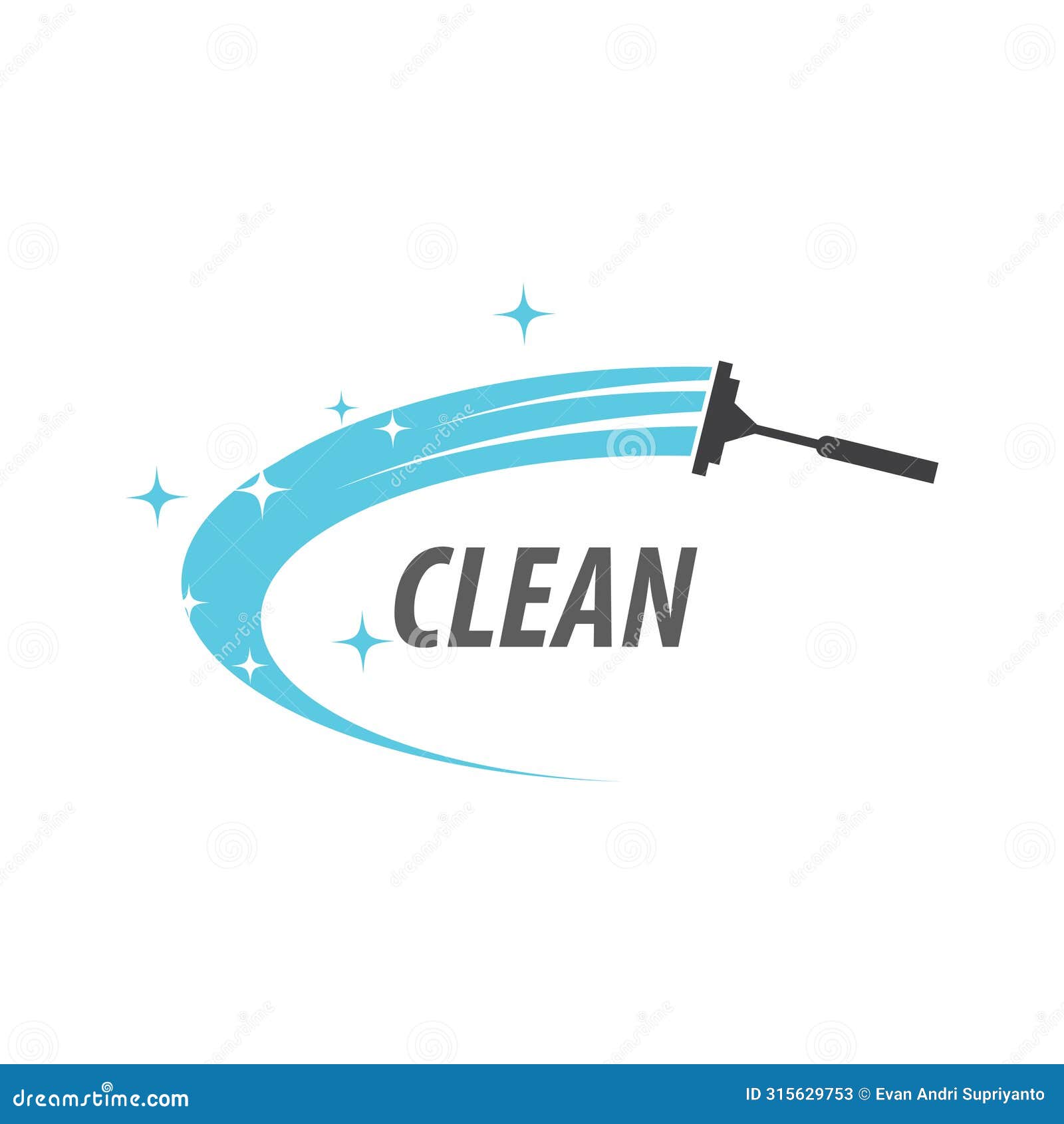 Cleaning Logo Vector Template Symbol Design Stock Vector - Illustration ...