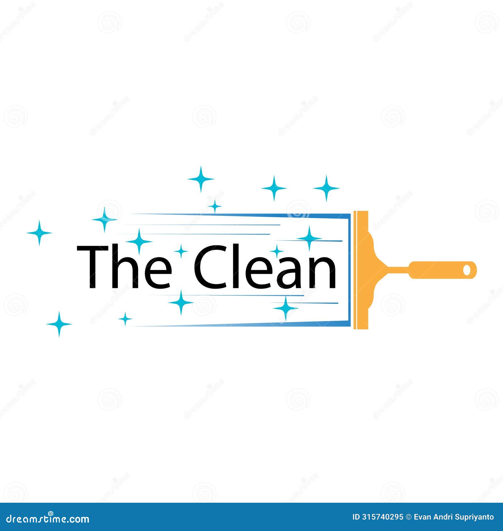 Cleaning Logo Vector Template Symbol Design Stock Vector - Illustration ...