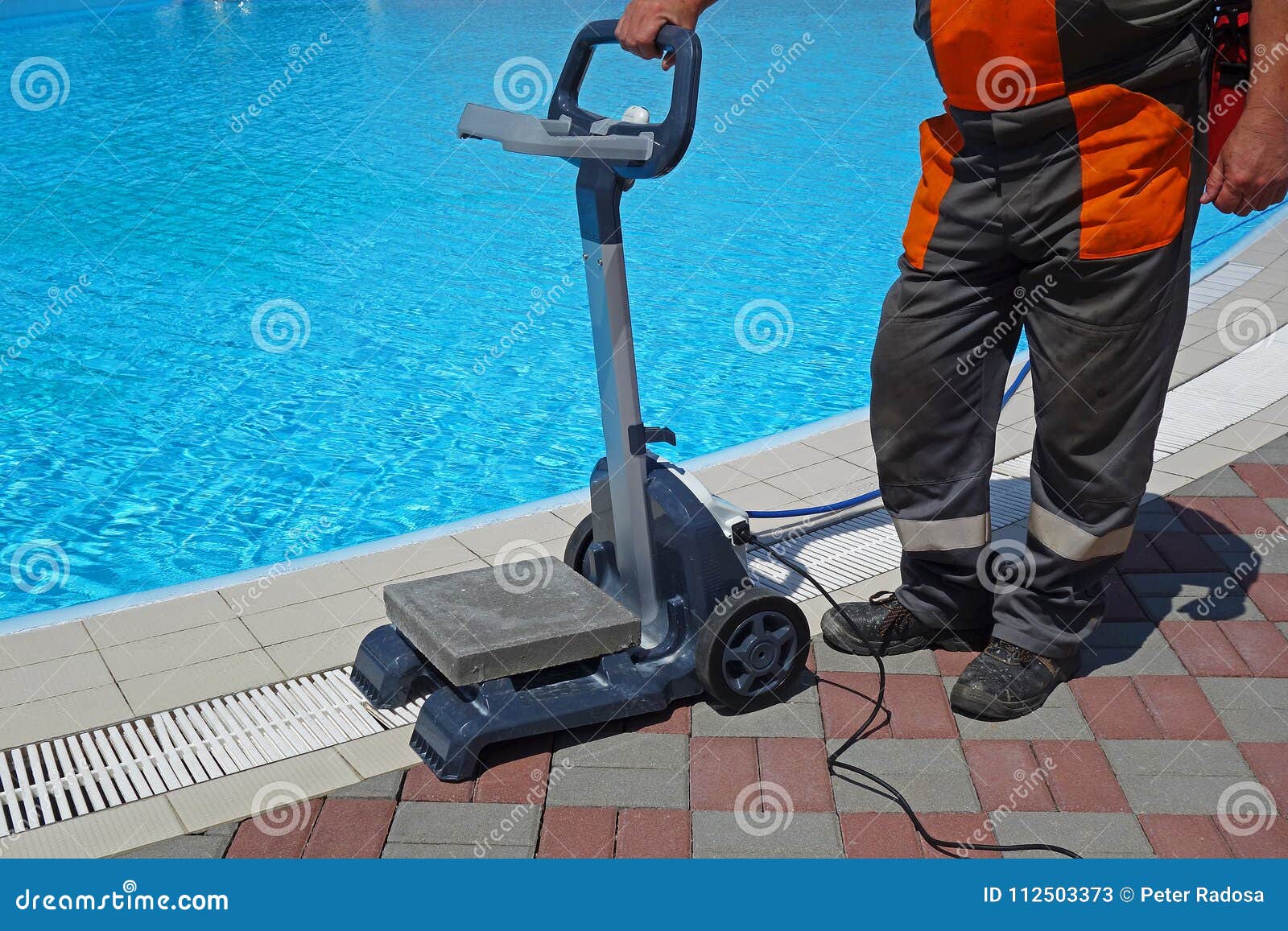 Cleaning machine stock image. Image of technician, hygiene - 112503373