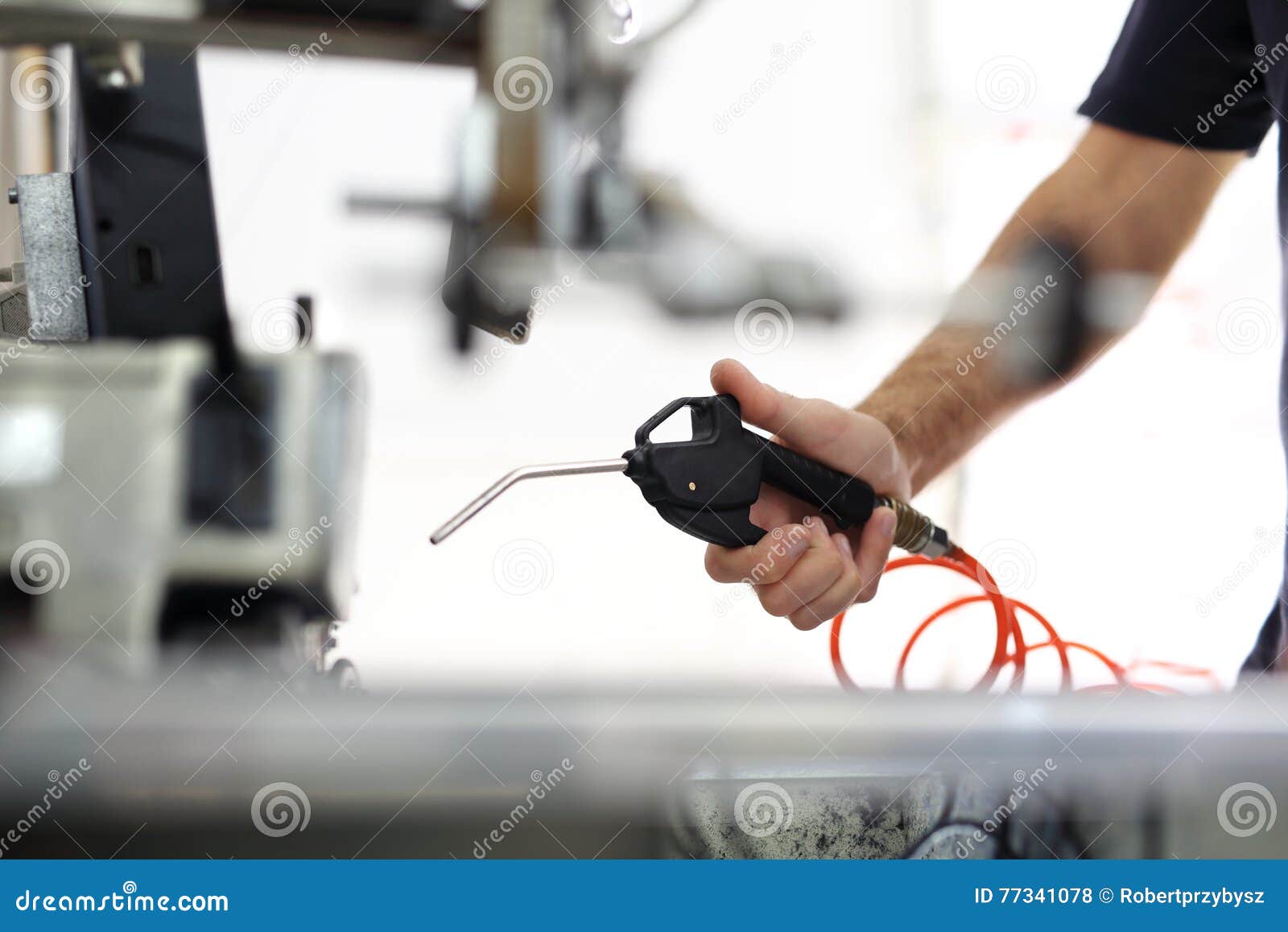 Cleaning Machines Compressor. Stock Photo - Image of machines ...