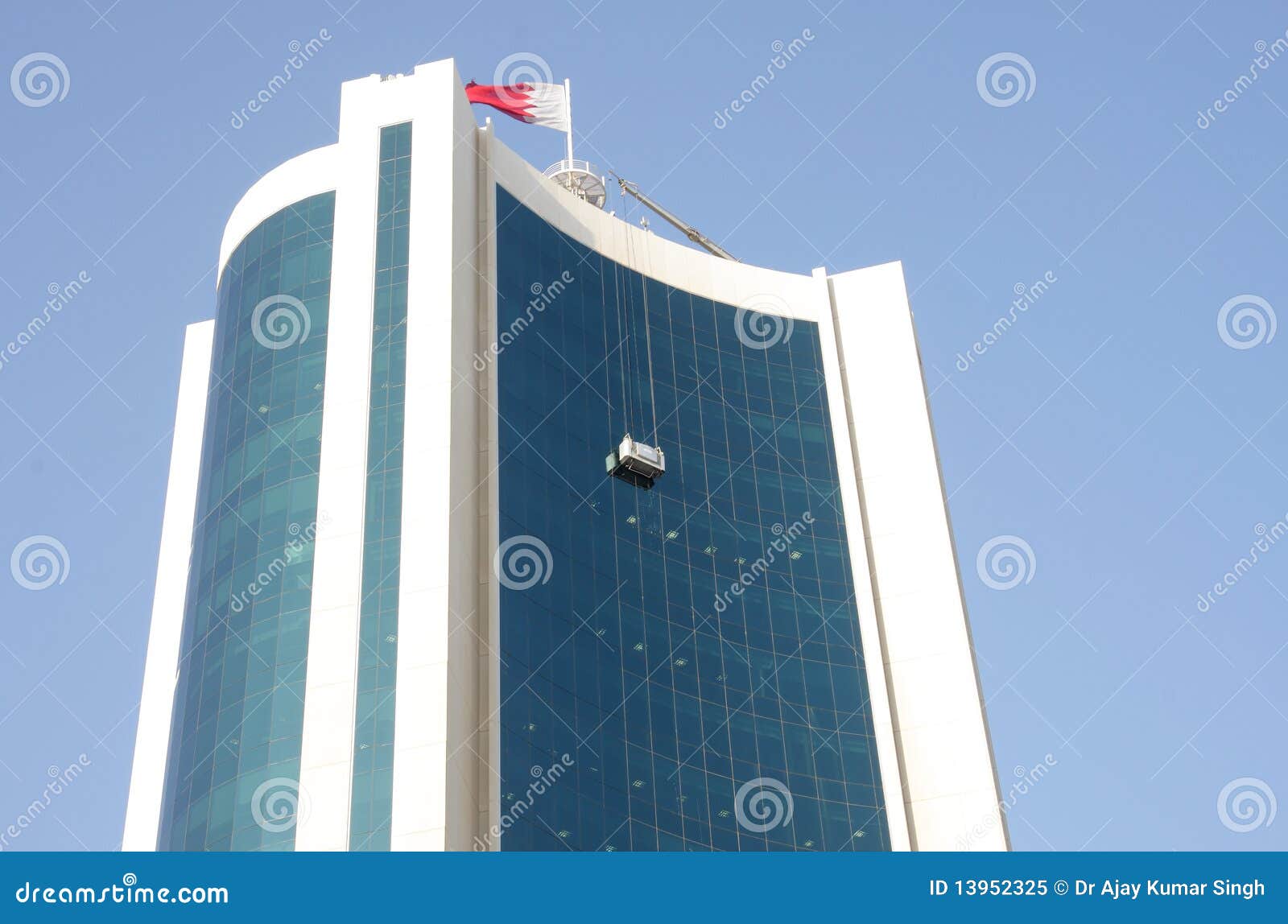 Cleaning and Maintenance of Skyscraper Stock Image - Image of highrise ...