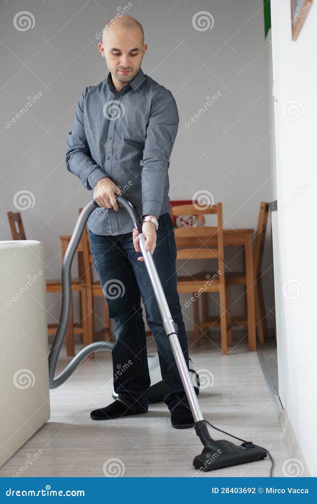 Cleaning man stock photo. Image of vacuuming, service - 28403692