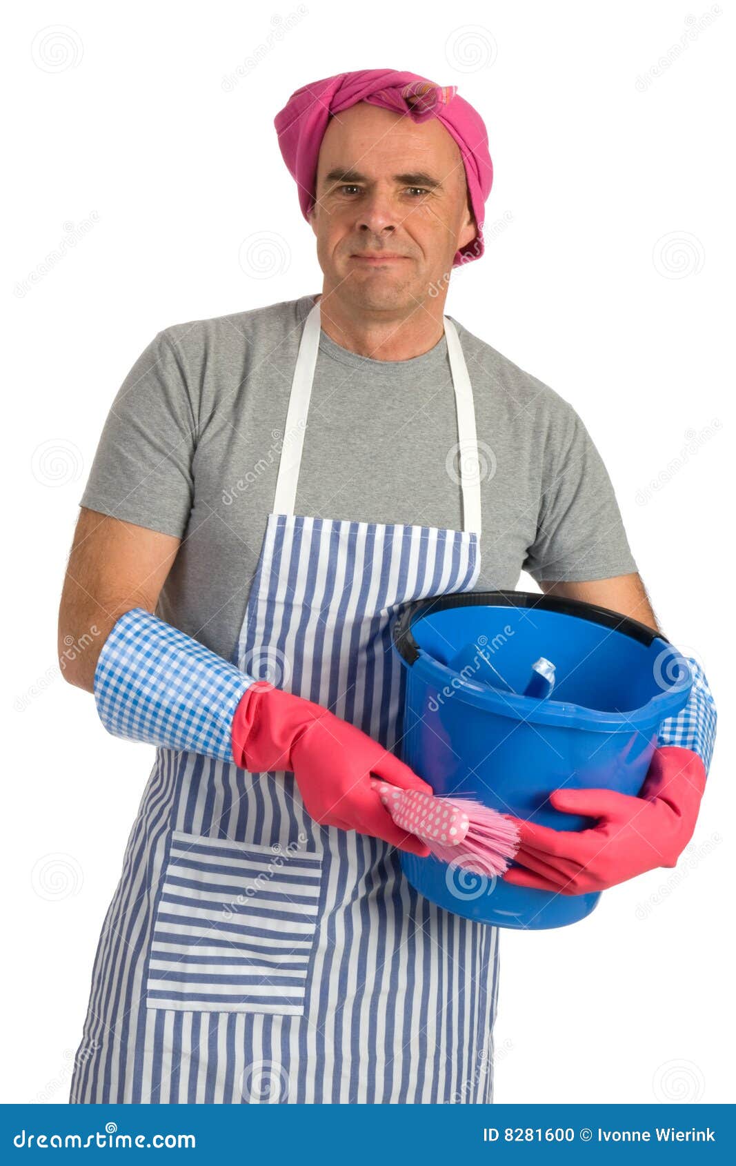 Cleaning man stock photo. Image of brushing, cleaner, smile - 8281600