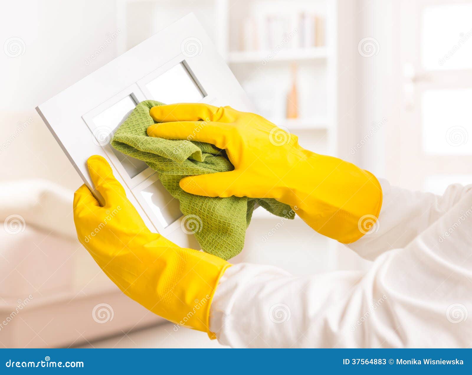 Cleaning photo frame stock image. Image of white, dust - 37564883