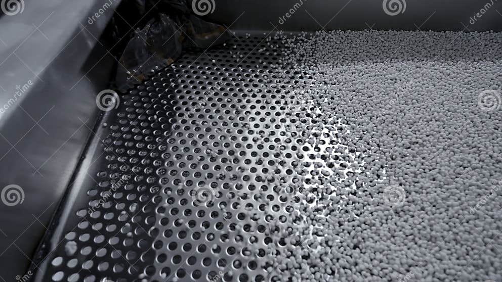 Cleaning of Polymer Granules. Creative Stock Image - Image of ...