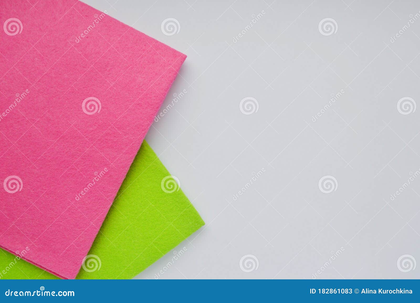 Cleaning Rag in Various Colors on White Background Stock Image - Image ...