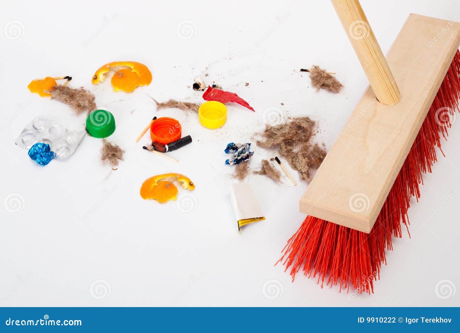 Cleaning red mop stock photo. Image of business, maid - 9910222