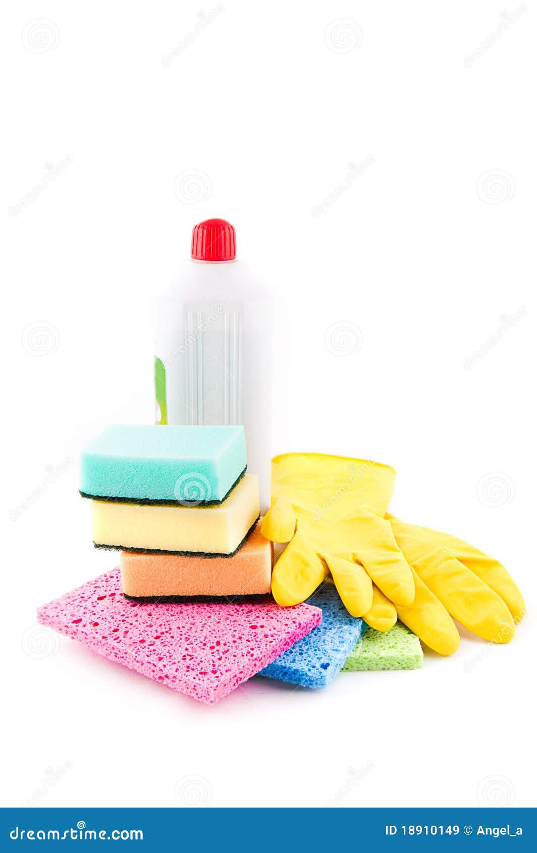 Cleaning and Sanitation Products Stock Image - Image of toilet, cleanse ...