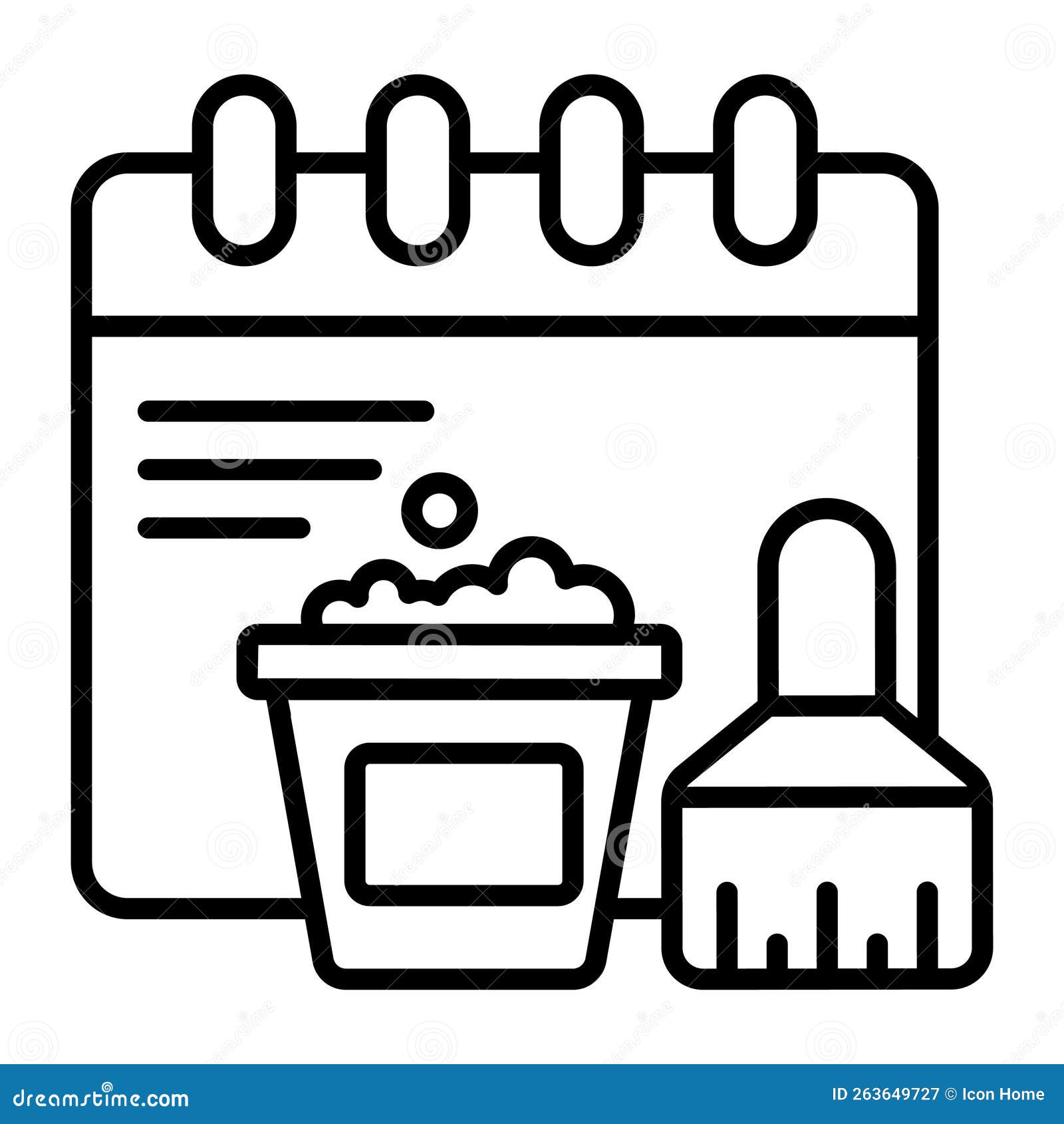 Cleaning Schedule Modern Concepts Design, Premium Quality Vector ...