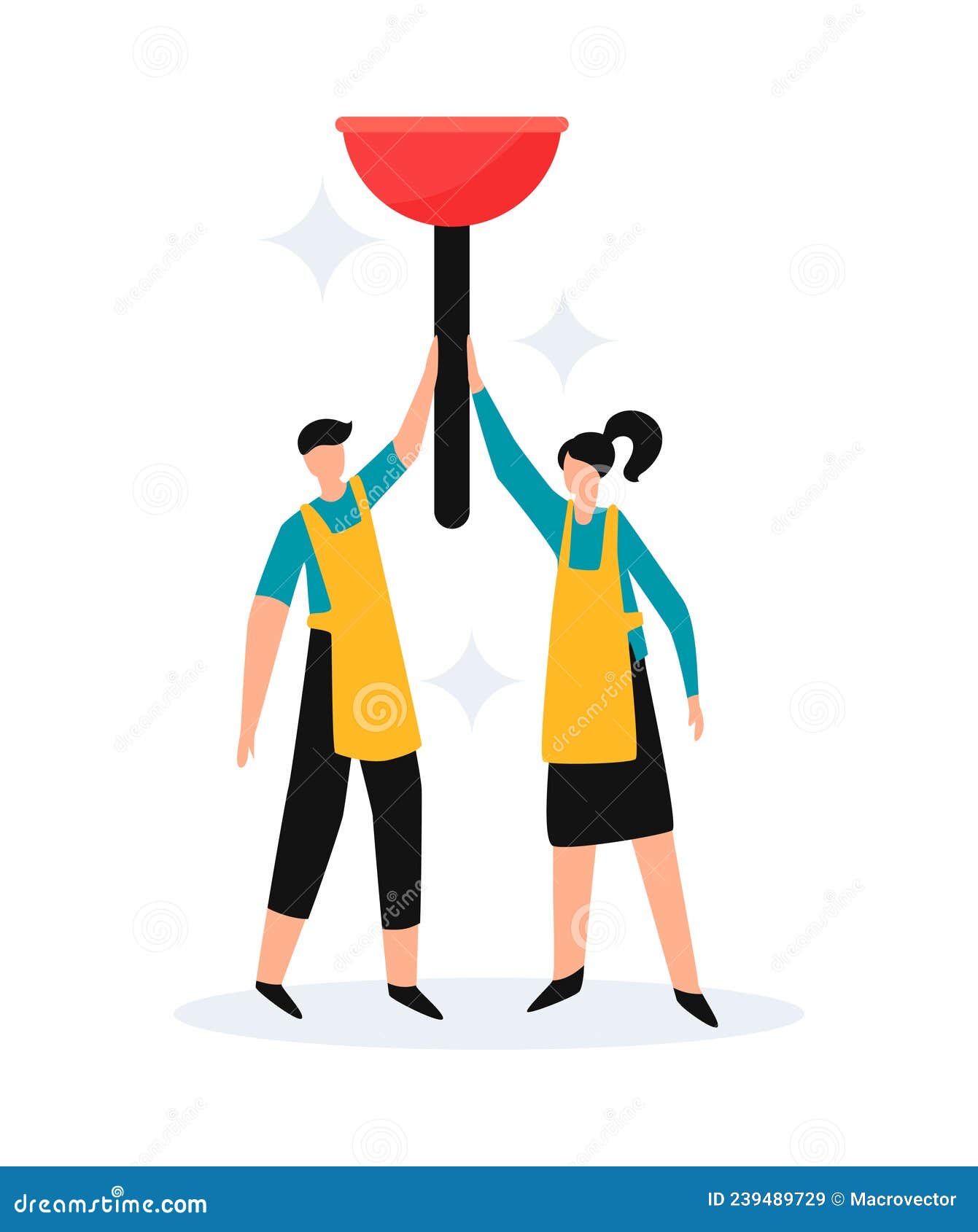 Cleaning Service Icon stock vector. Illustration of symbol - 239489729