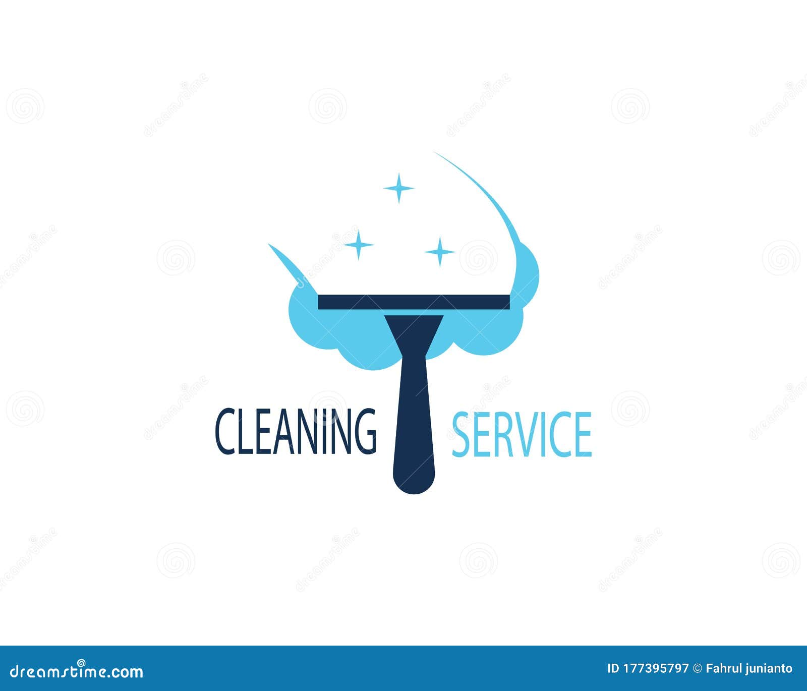 Cleaning Service Icon and Symbol Vector Illustration Stock Illustration ...