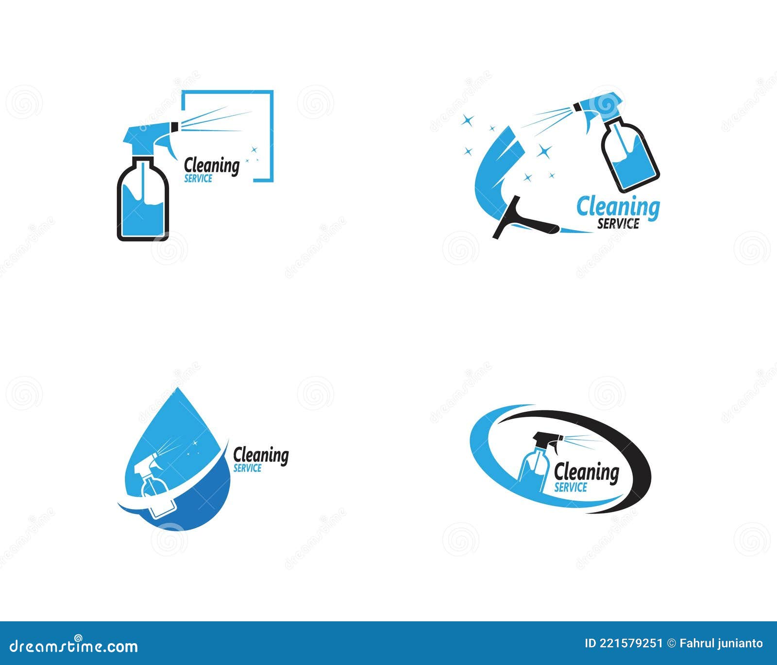 Cleaning Service Icon and Symbol Vector Illustration Stock Vector ...