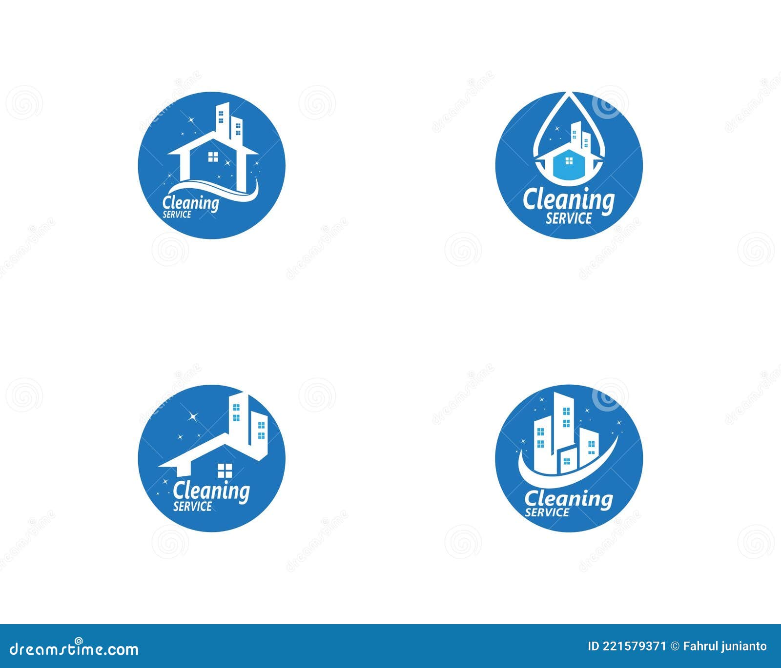 Cleaning Service Icon and Symbol Vector Illustration Stock Vector ...