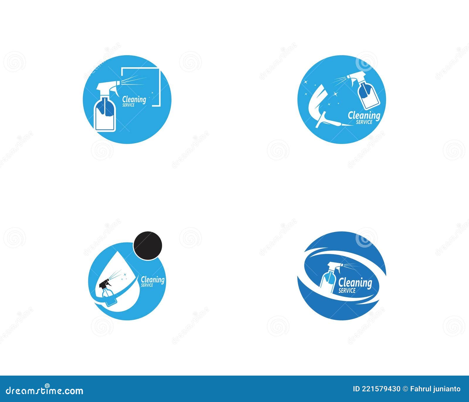 Cleaning Service Icon and Symbol Vector Illustration Stock Vector ...